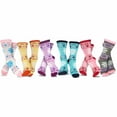 TeeHee Women's Crew Socks, 6 Pair Value Pack, Size 9-11, Machine ...