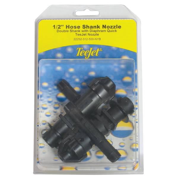 TeeJet 2-Pack 1/2 Double Hose Shank Check Valve - Walmart.com