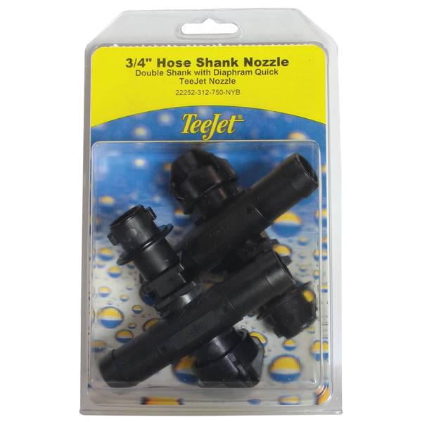 TeeJet 2-Pack 3/4 Double Hose Shank Check Valve - Walmart.com