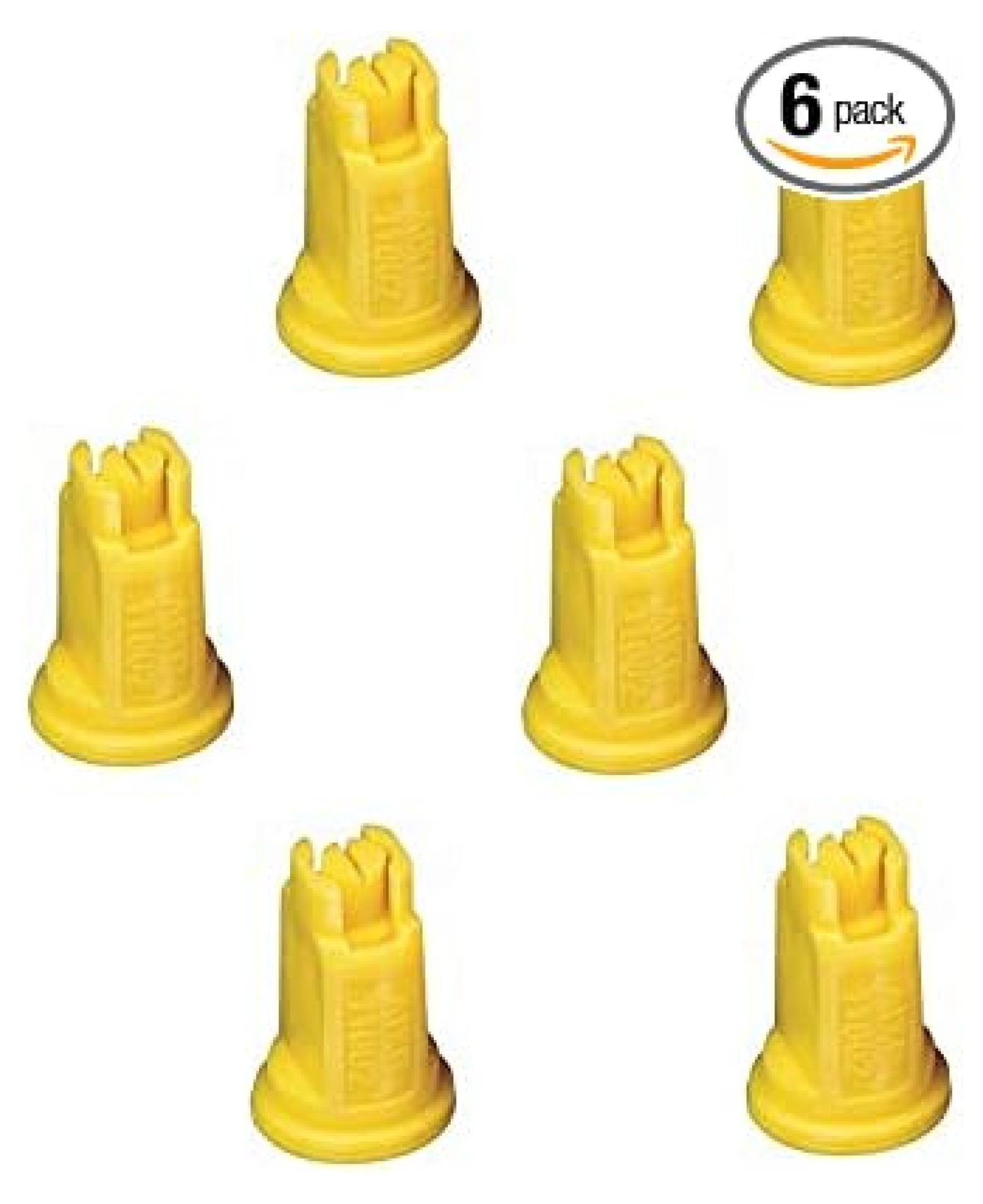 TeeJet AIXR11002-VP Air Induction Spray Tips - 6 Pack - Yellow 110 ...