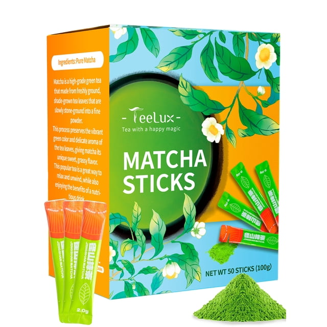 TeeLux Matcha Green Tea Powder, First Harvest Culinary Grade Matcha ...