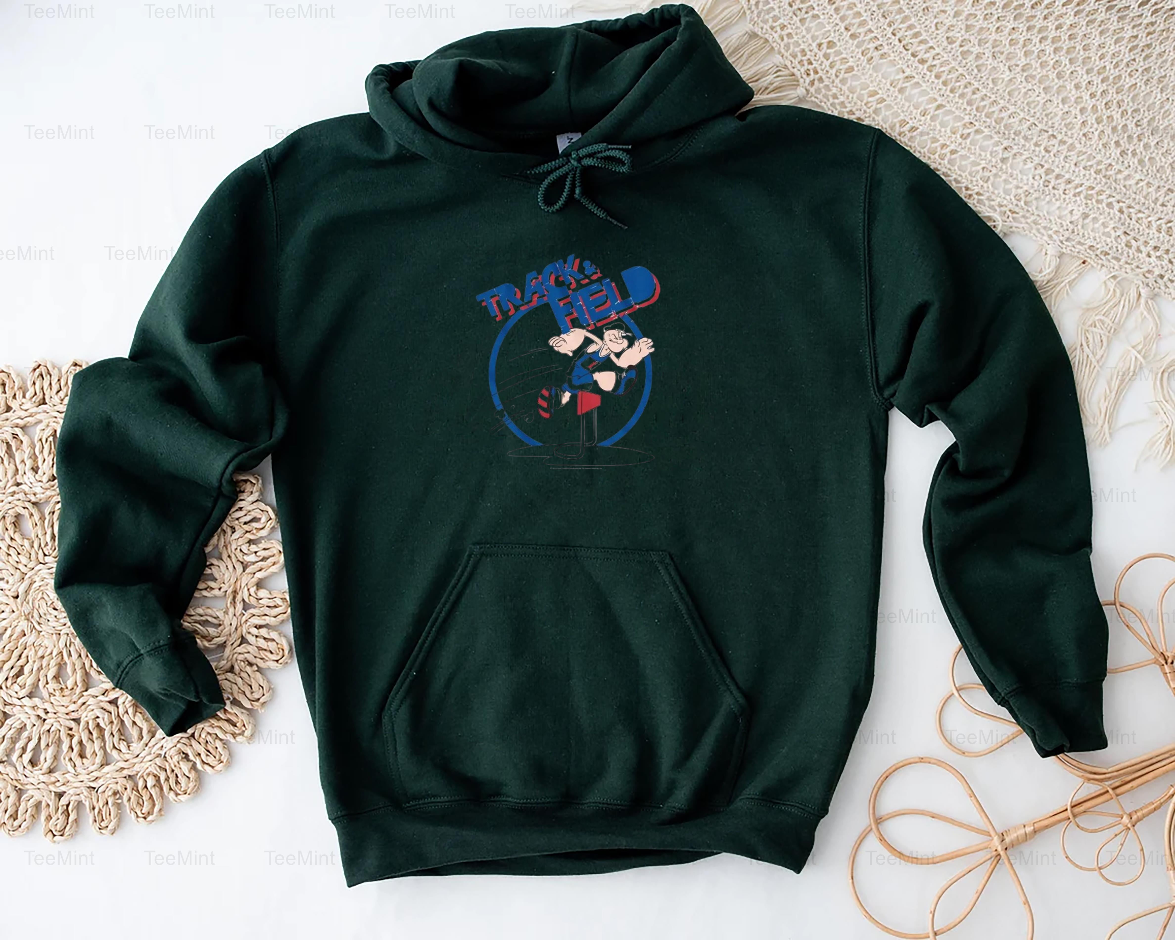 TeeMint36 Popeye Trax Comic Strip Sailor Character Music Tracks Graphic ...