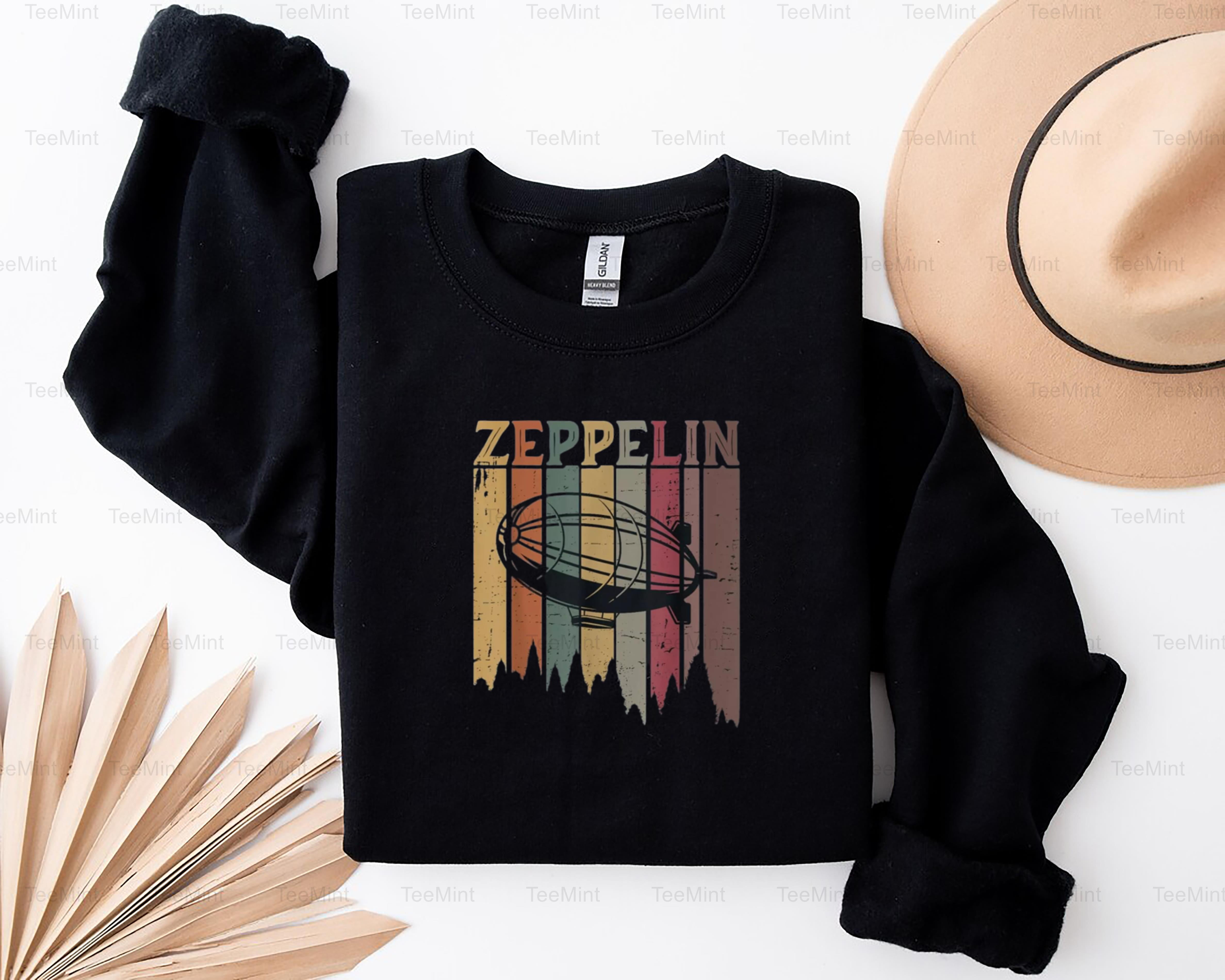 TeeMint36 Retro Zeppelin 70s 80s Dirigible Airship Zepelin Blimp ...