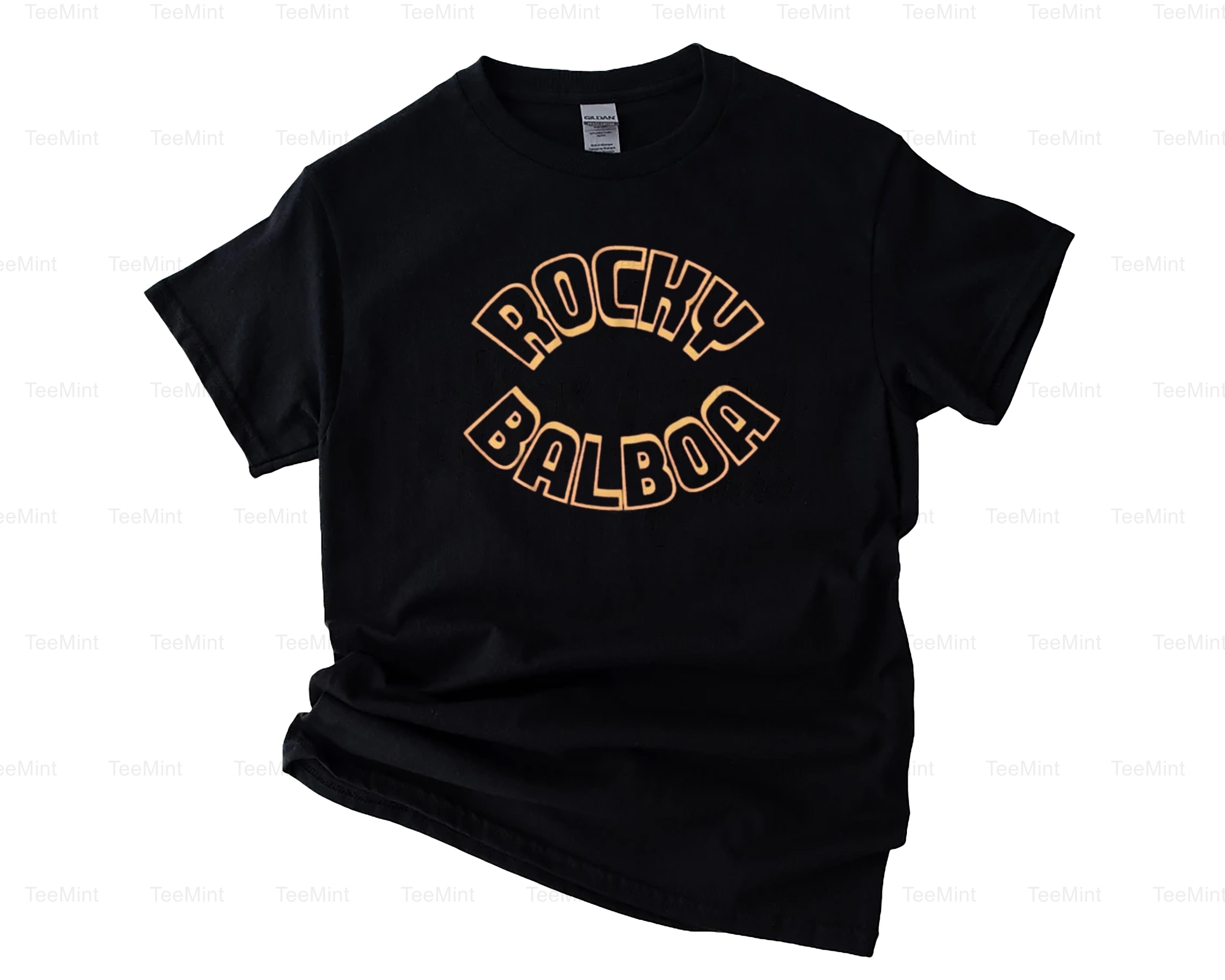 TeeMint37 Rocky R Balboa Movie T-Shirt, SW, Hoodie Boxing Film Stallone ...