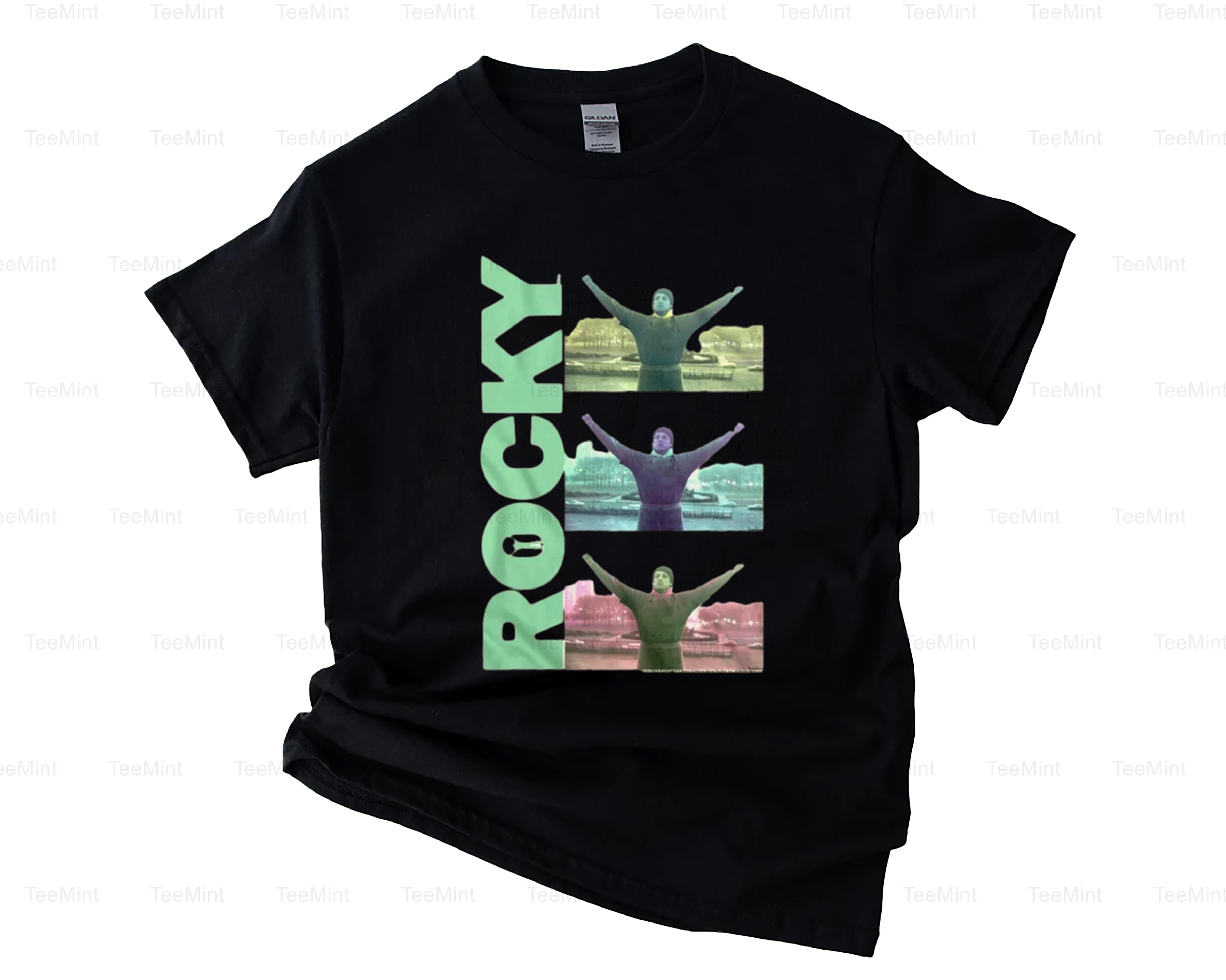 TeeMint37 Rocky Triple Victory Movie T-Shirt, SW, Hoodie Boxing Film ...