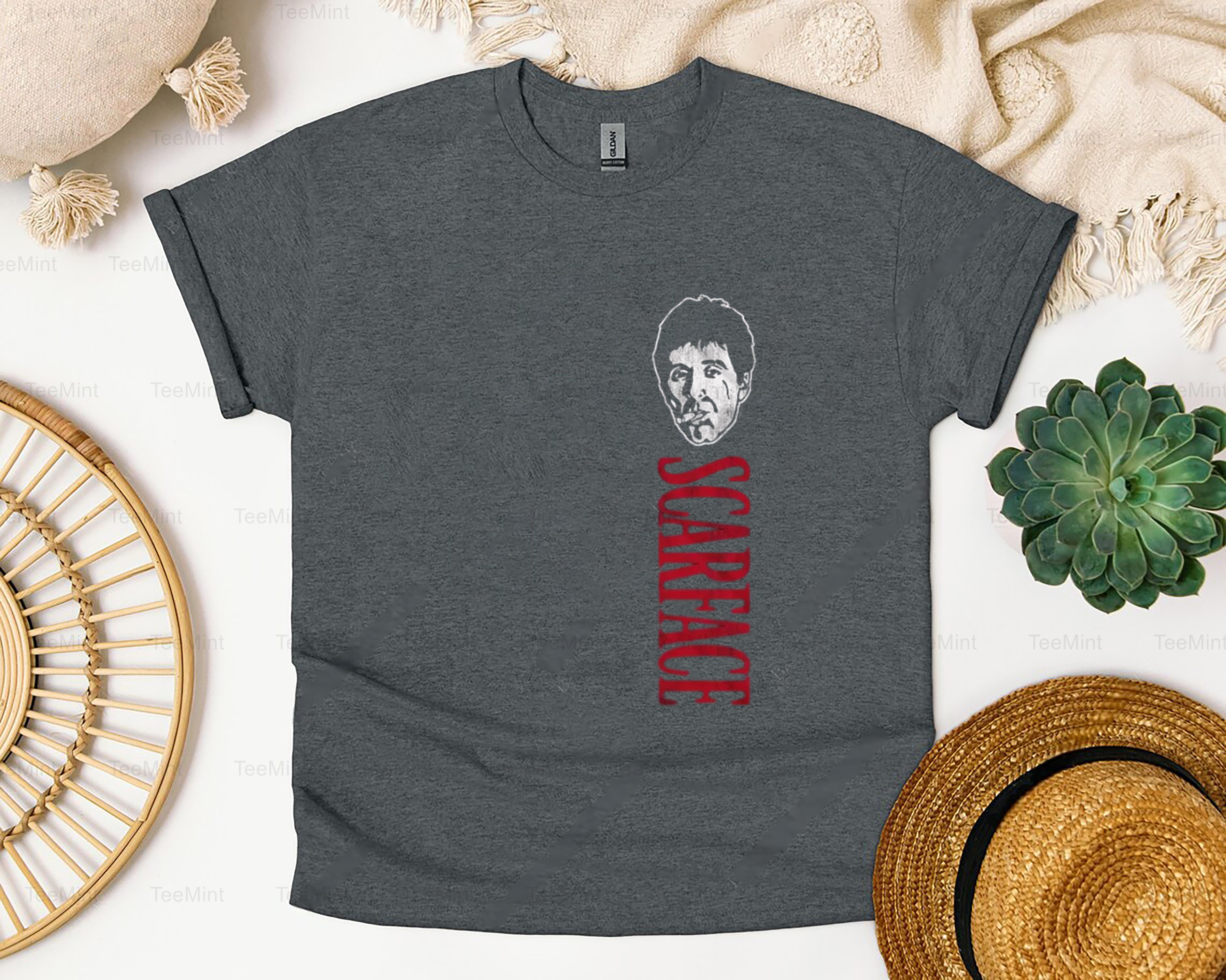 TeeMint37 Scarface Tall Left Movie T-Shirt, SW, Hoodie Al Pacino Tony ...