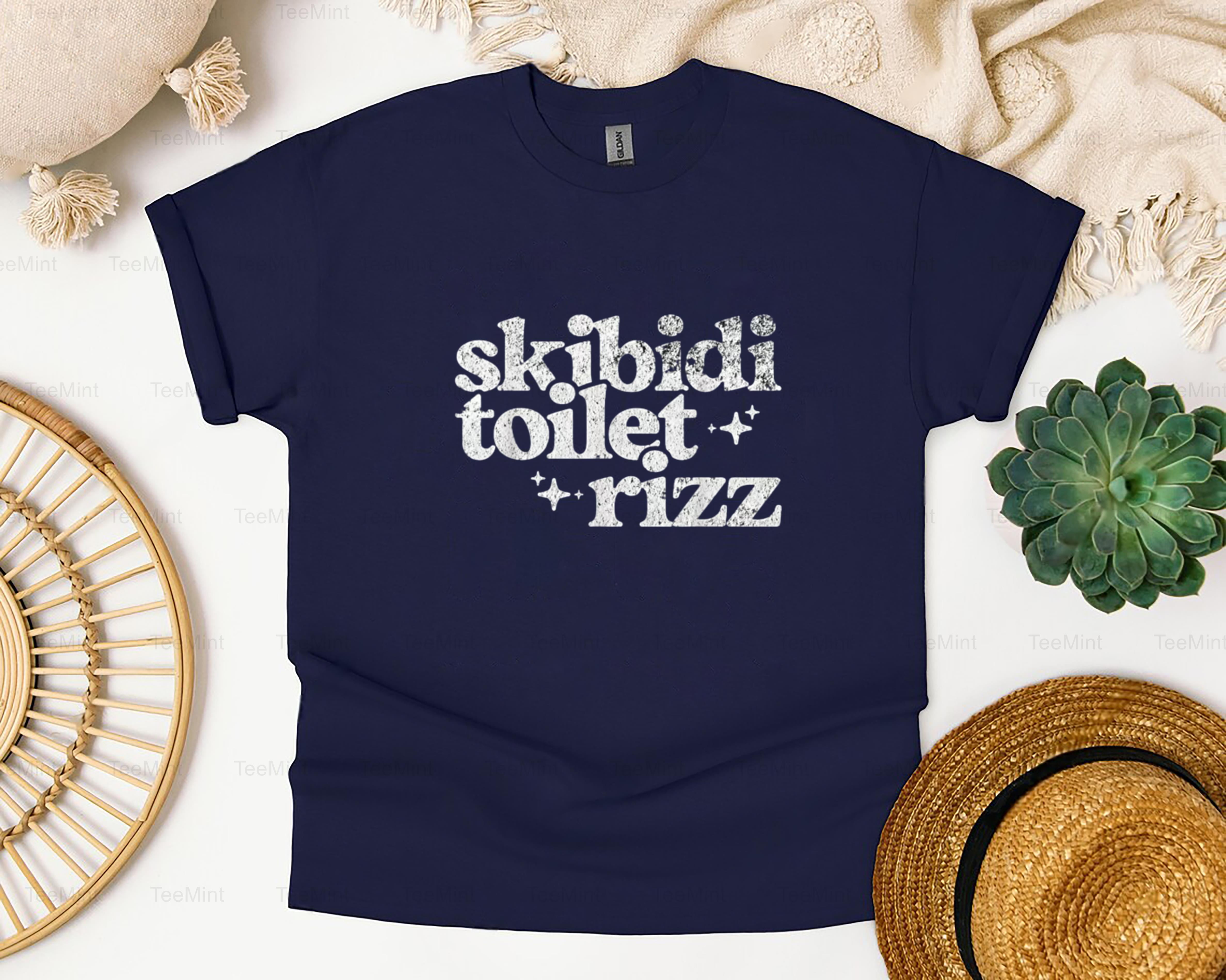 TeeMint38 Skibidi Toilet Rizz Funny Meme Internet Trend Humor Viral ...