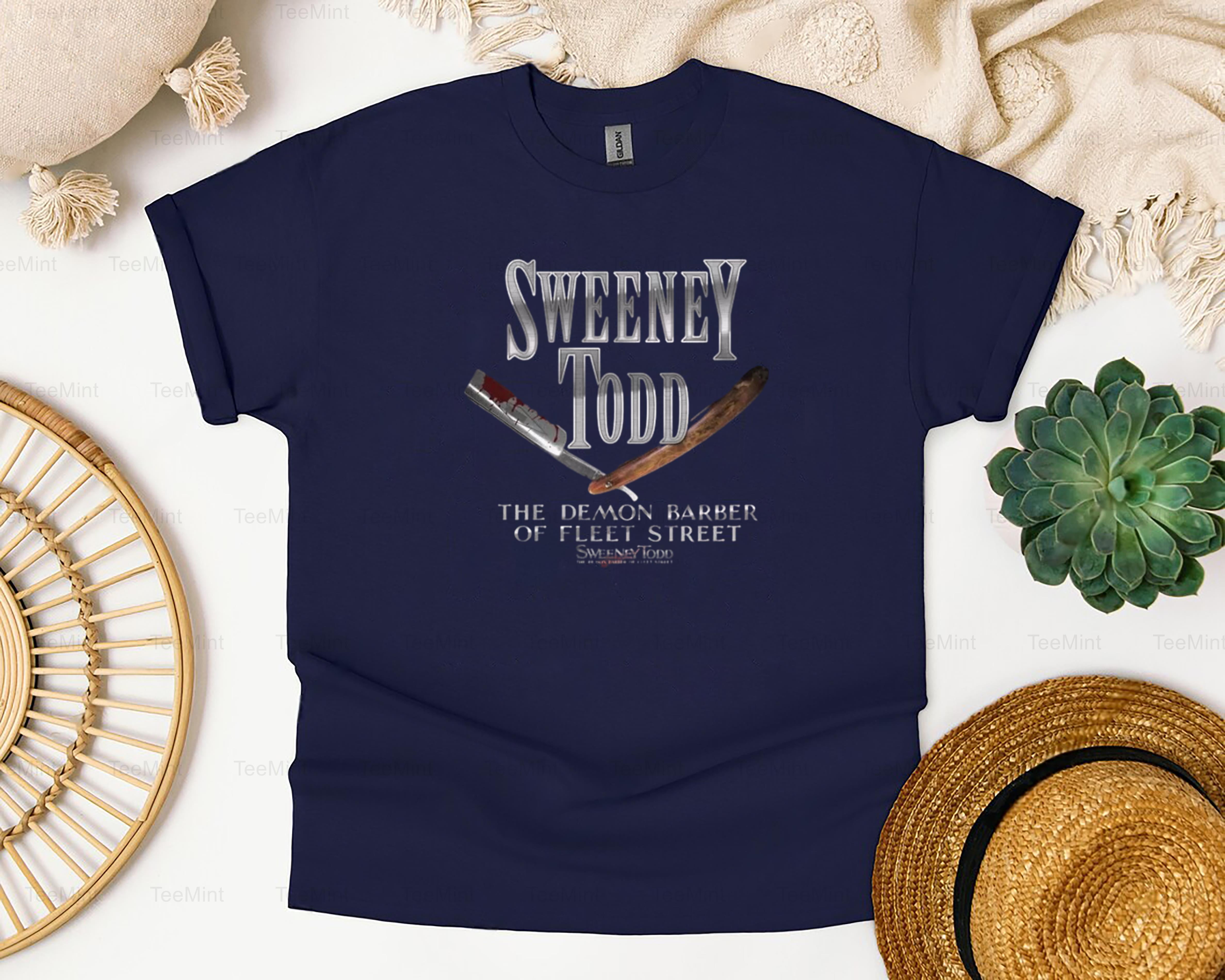 TeeMint39 Sweeney Todd Realistic Razor Movie T-Shirt, SW, Hoodie ...