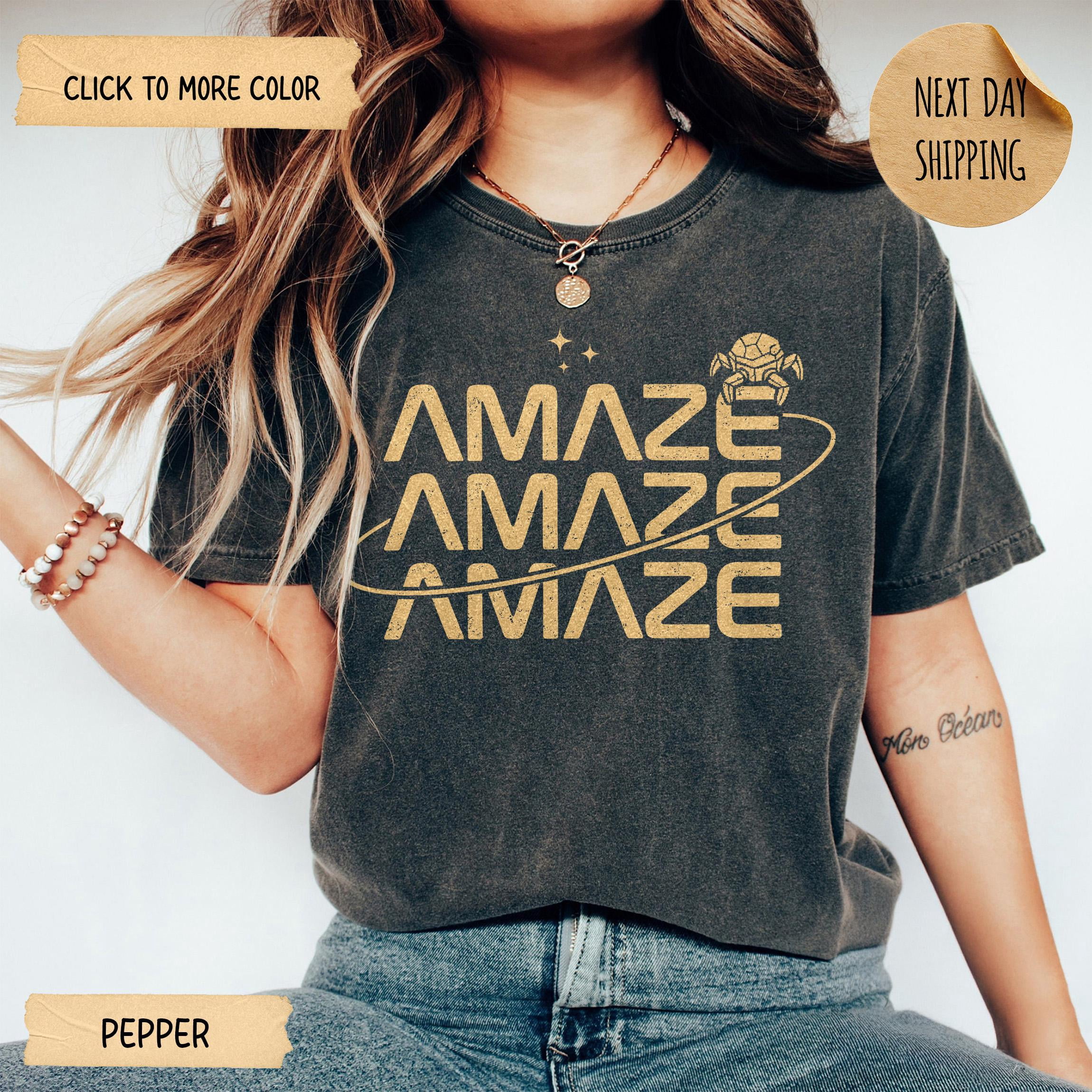 TeeMuse Amaze Rocky T-Shirt, Project Hail Mary Inspired Sci Fi, Ash ...