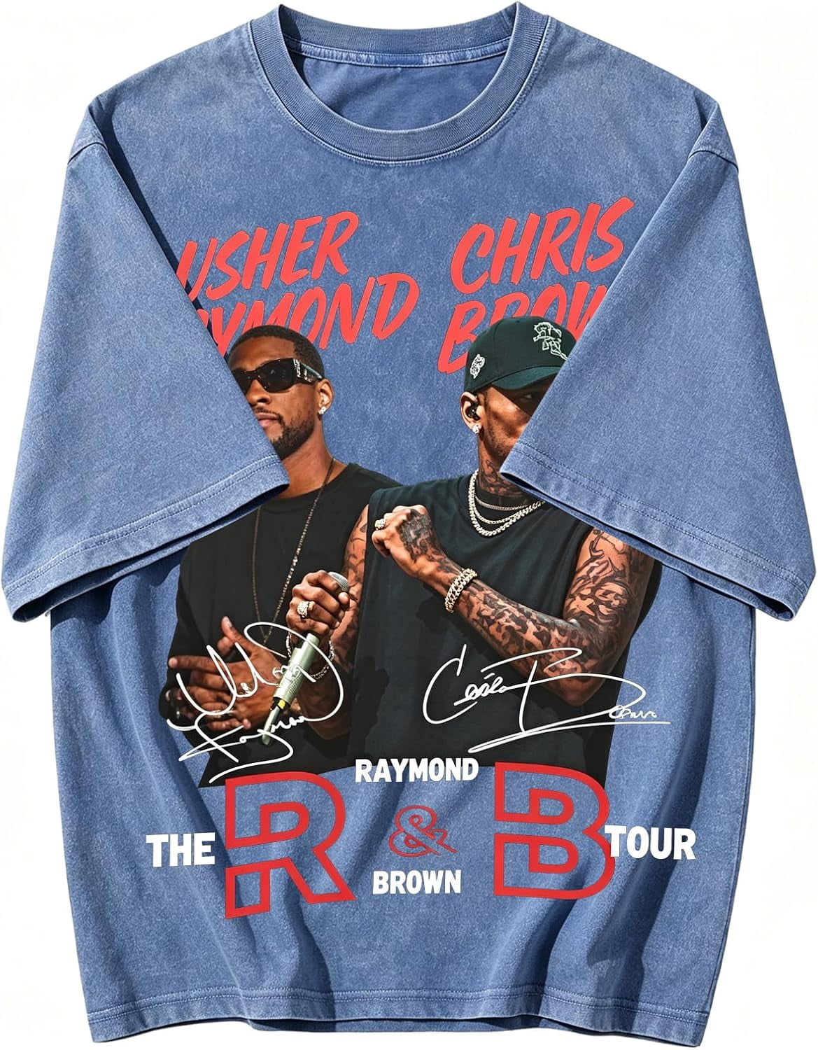 TeeMuse Brown Concert Shirt Graphic Tour Print T-Shirts for Women Men ...