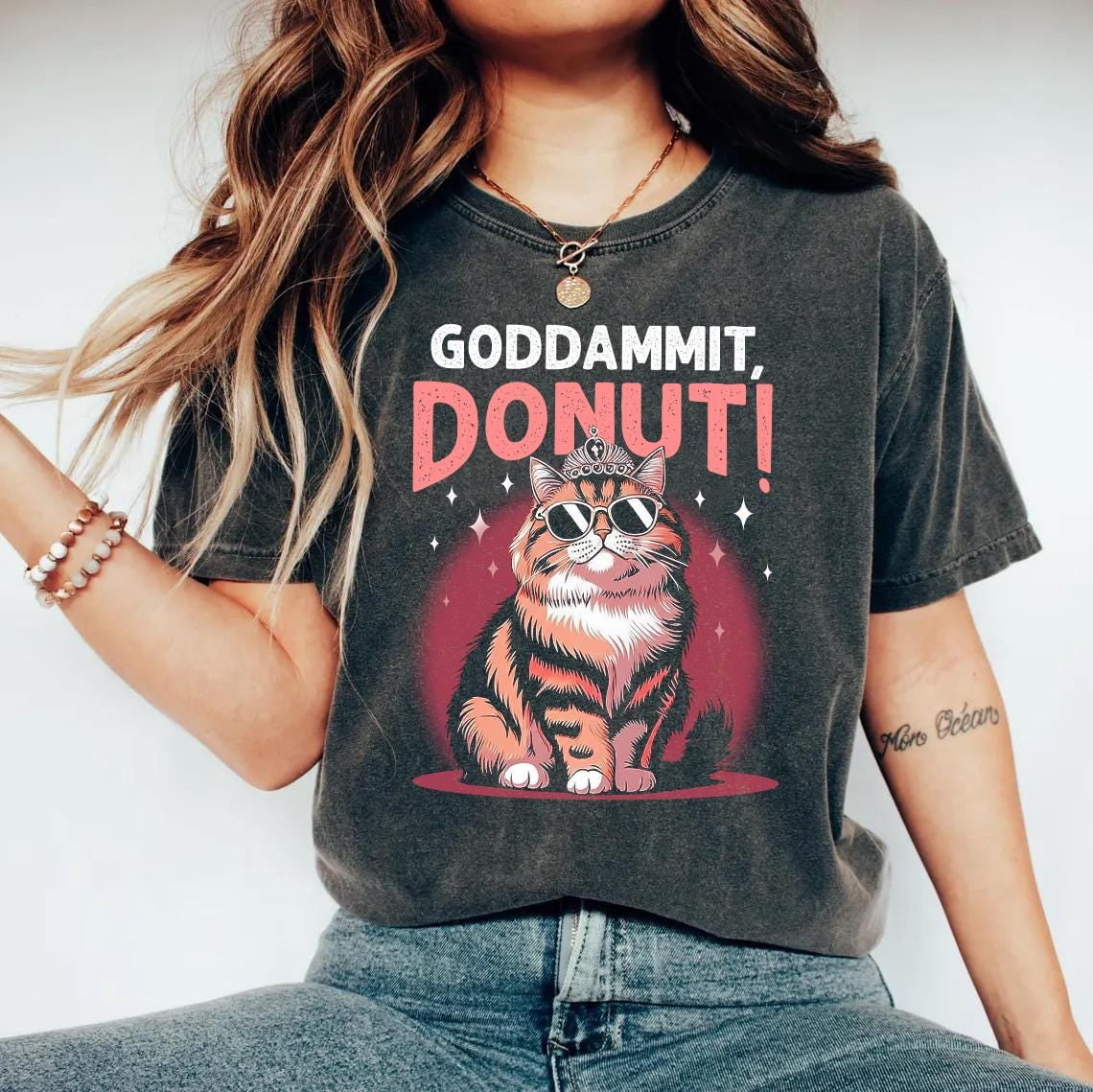 TeeMuse Goddammit Donut Shirt, Princess Donut, New Achievement Dungeon ...