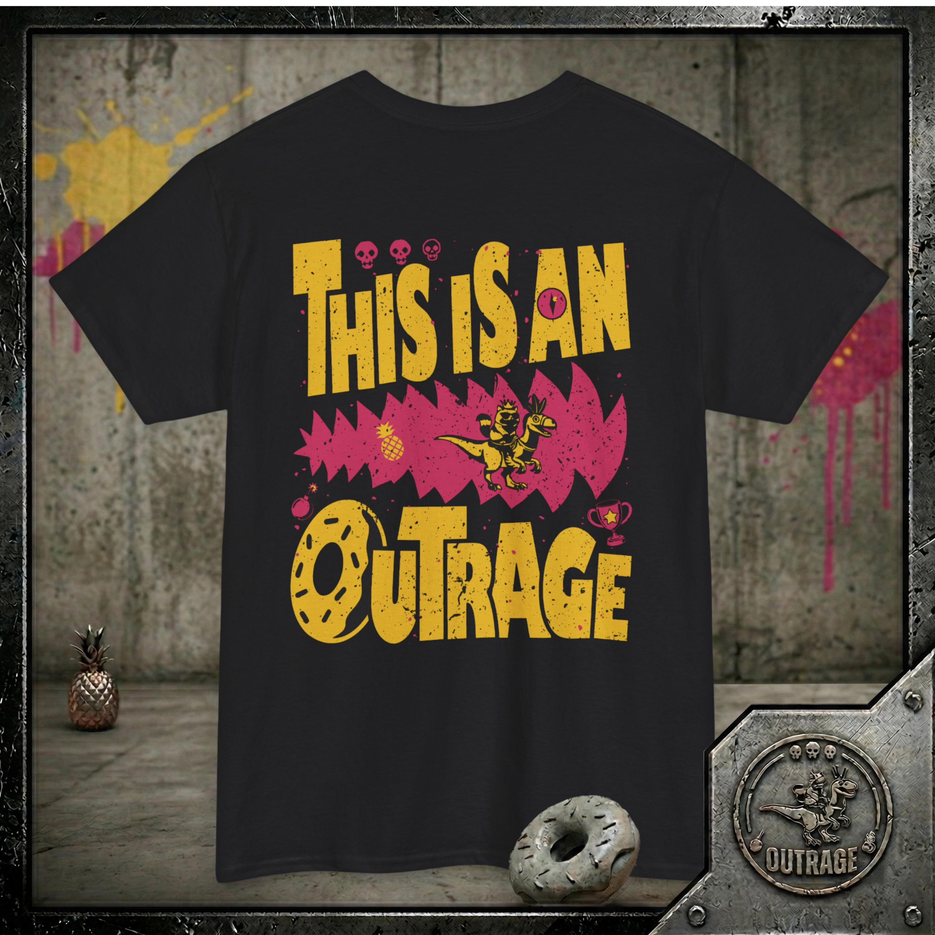 TeeMuse This Is An Outrage T-Shirt | Dungeon Crawler Carl Inspired Tee ...