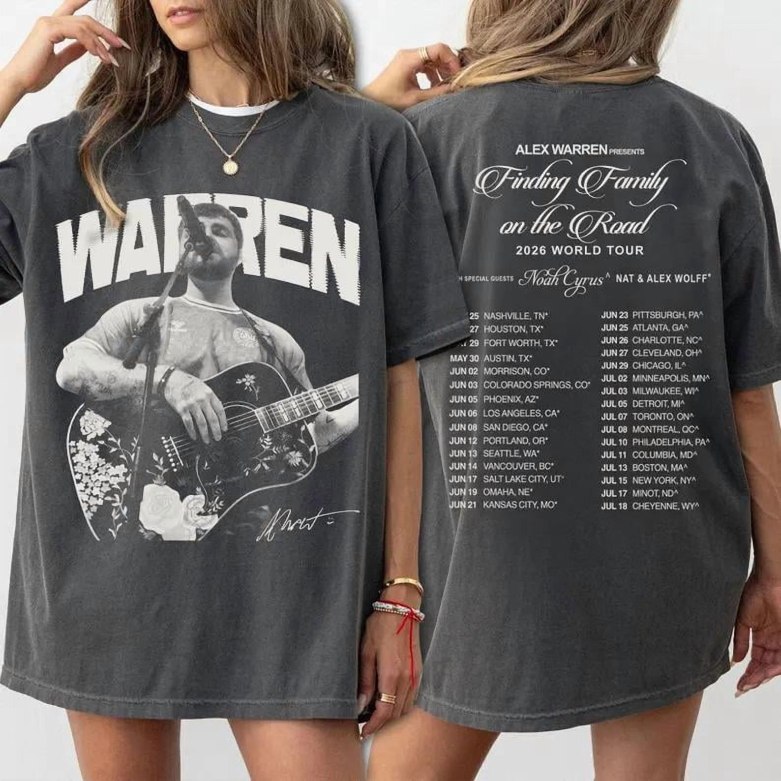 TeeMuse Vintage Concert Shirt, Indie Music Fan Tee, Finding Family On ...