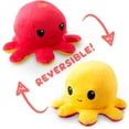 TeeTurtle Reversible Octopus Plushie Stress Relief Toy, Happy + Angry ...