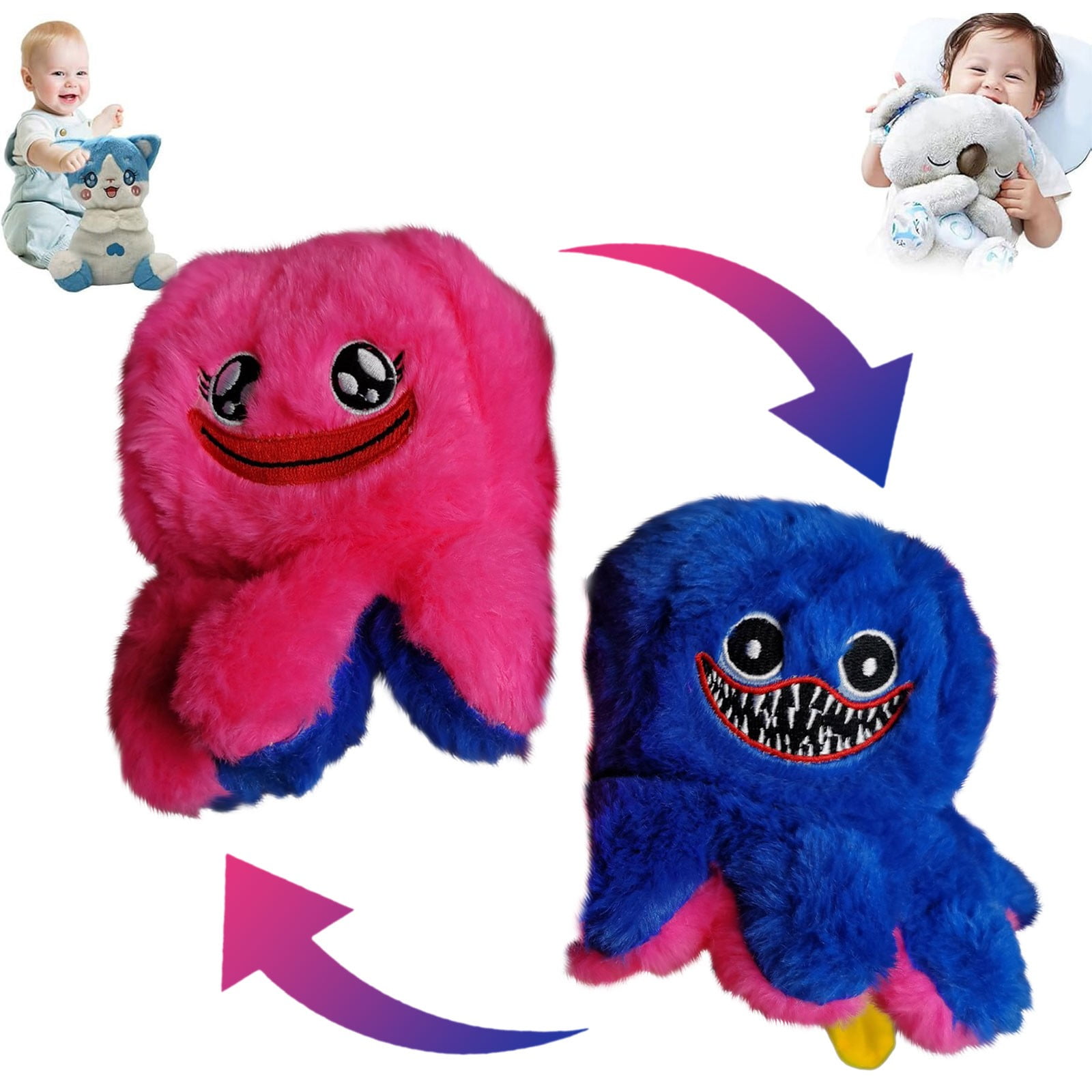 TeeTurtle - The Original Reversible Turtle Plushie - Green - Cute ...