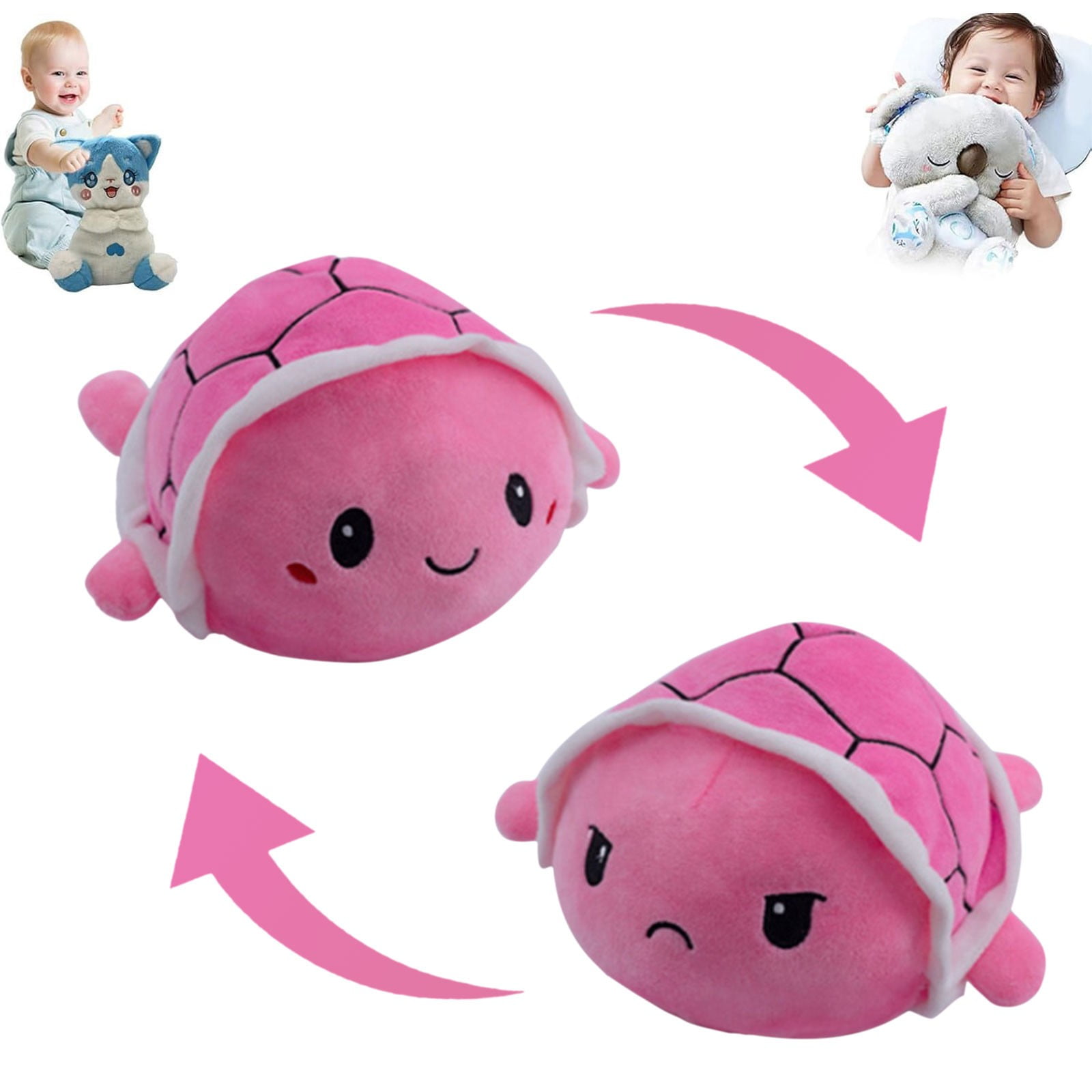 TeeTurtle - The Original Reversible Turtle Plushie - Green - Cute ...