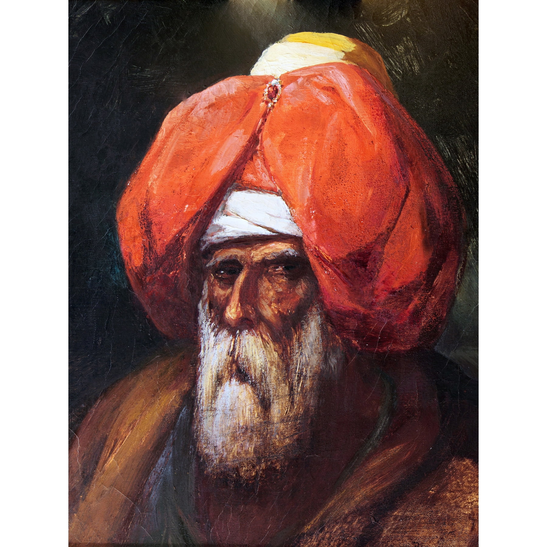 Teed Sultan Portrait Painting Extra Large Art Print Wall Mural Poster ...