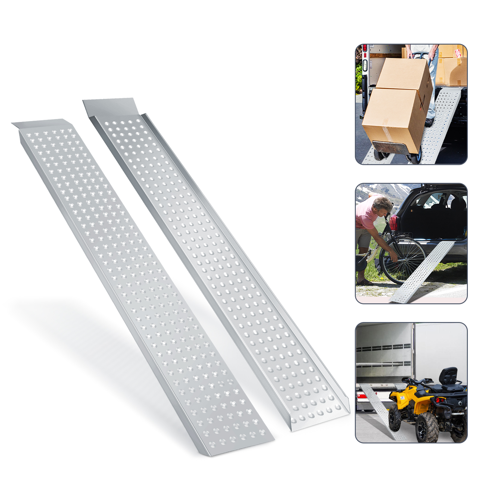 10'L X 26inW Plate-End Aluminum Walk Ramp - Walmart.com