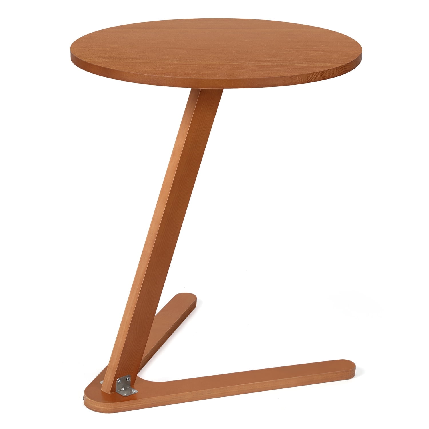 Teedor C-Shaped End Table, Wood Couch Side Table, Sofa Tables Slide ...