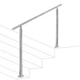 Teedor Handrails for Outdoor Steps, Stair Handrail Fits 6 to 7 Steps ...