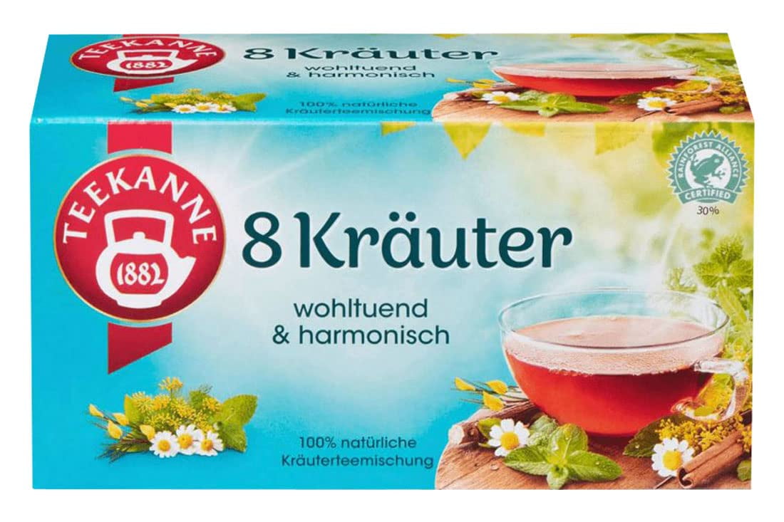 Teekanne - 8 Kraeuter (8 Herbs) Tea Bags 40g (20 Tea Bags) - Walmart.com