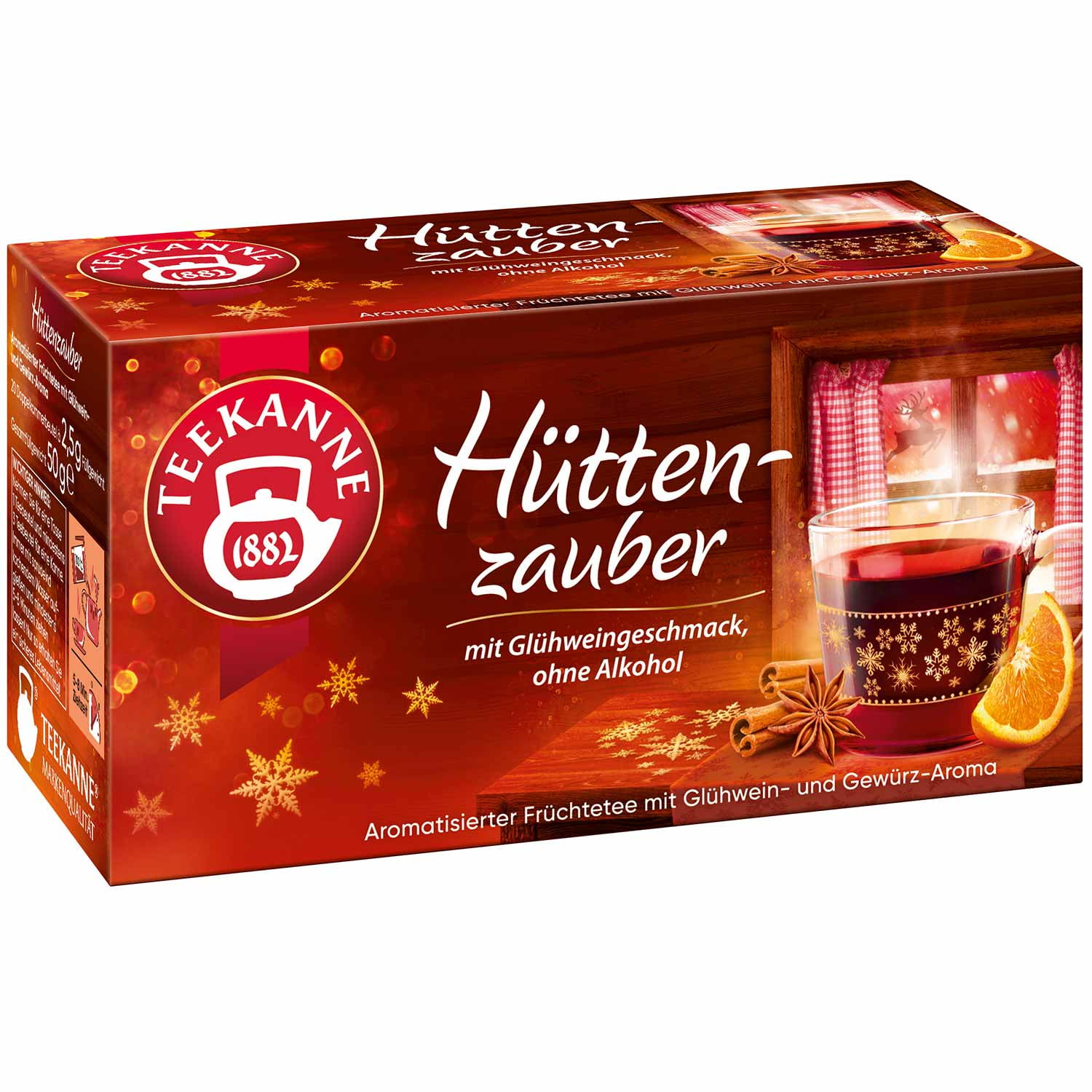 Teekanne Huttenzauber mulled wine flavored tea 1 box - Walmart.com