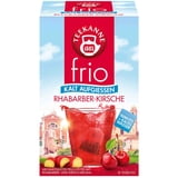 Teekanne Ice Tea FRIO cold brew: RHUBARB CHERRY -18 tea bags-1 box ...
