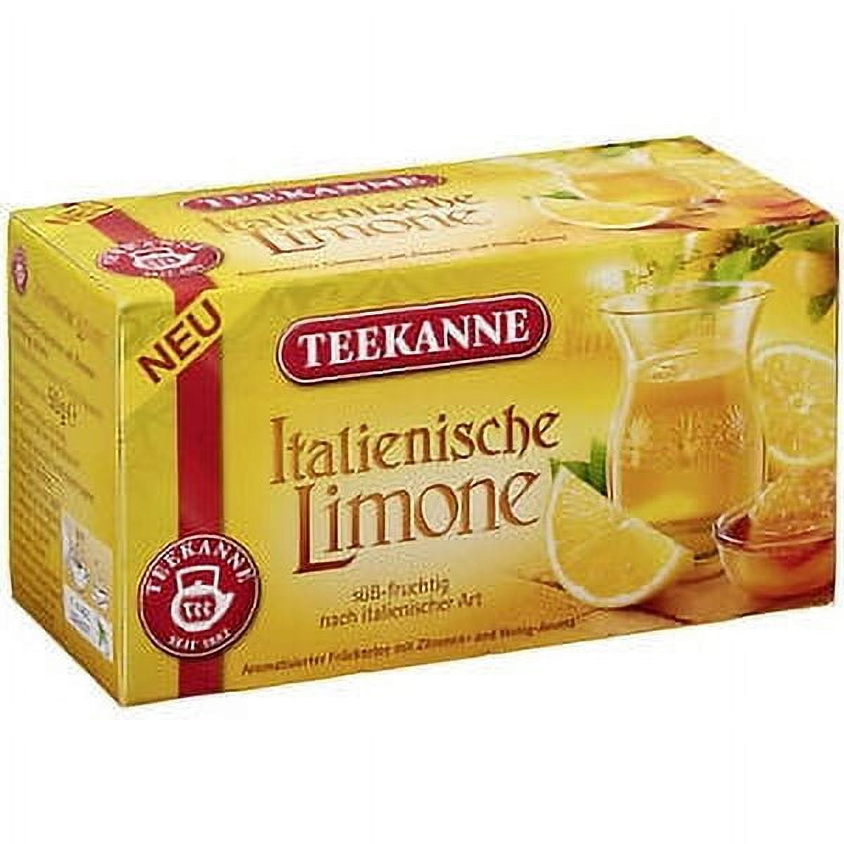 Teekanne German Made Italian Lemon Tea - 20 tea bags in Box - Walmart.com