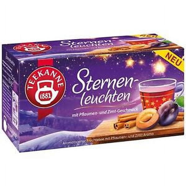 Teekanne Sternen Leuchten Cinnamon Plum Tea - 20 Bags, Hibiscus & Apple ...