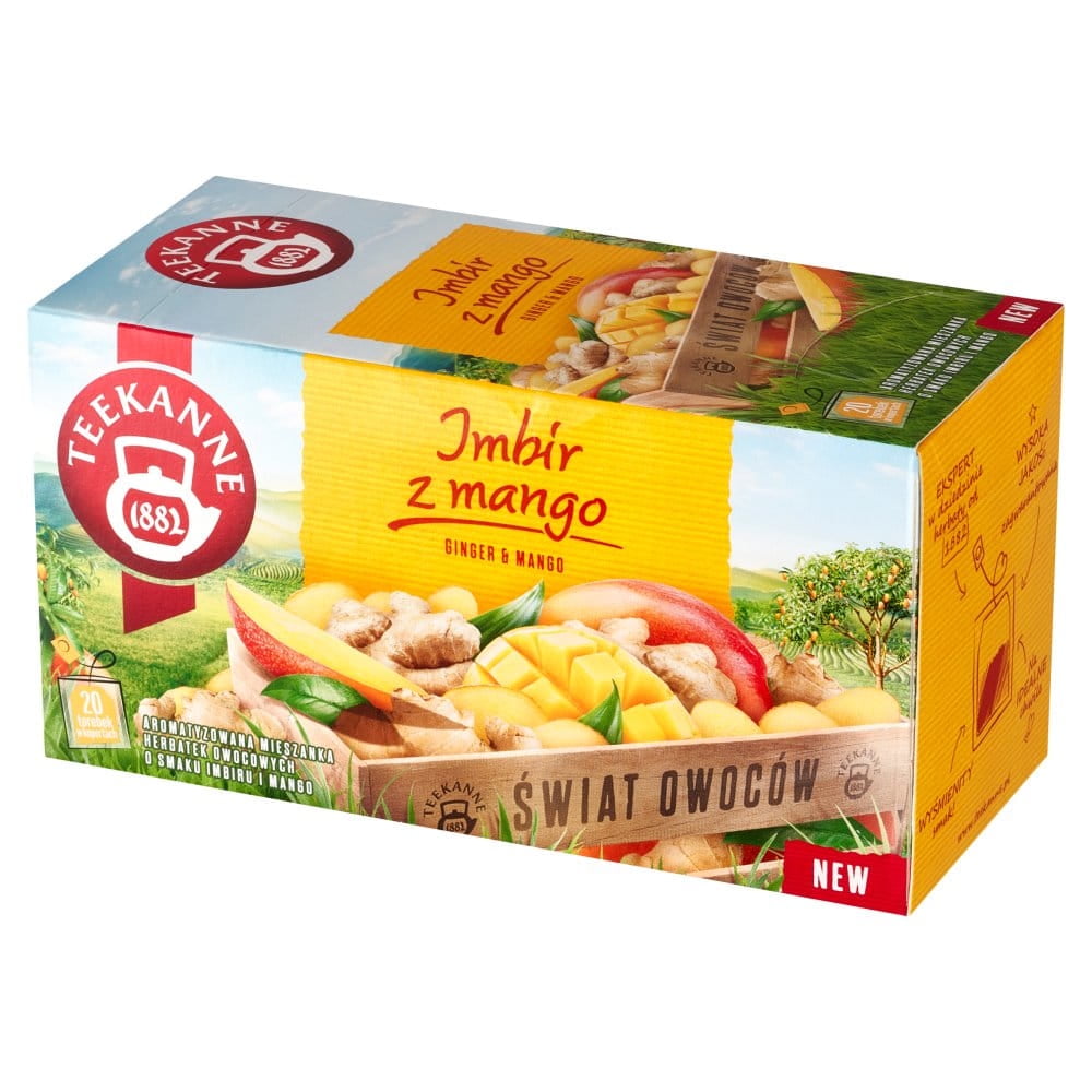Teekanne tea GINGER MANGO Fruit tea -1 box/ 20 tea bags - Walmart.com