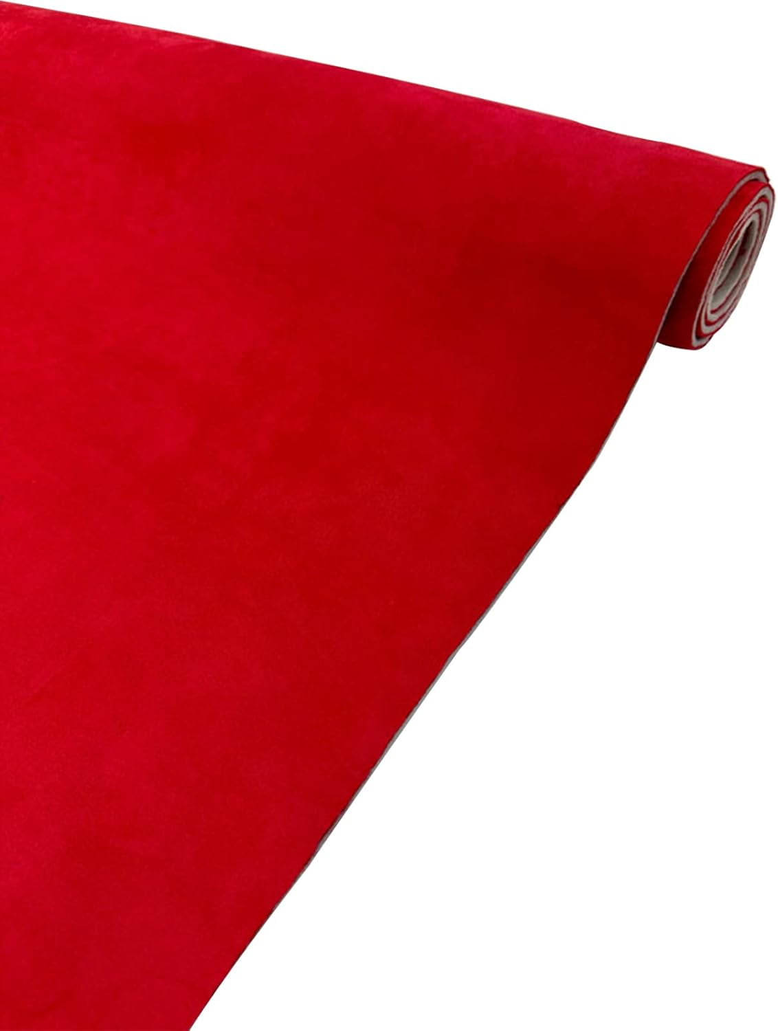 Teemall Red Suede Headliner Fabric with Foam Backing Automotive Roof ...