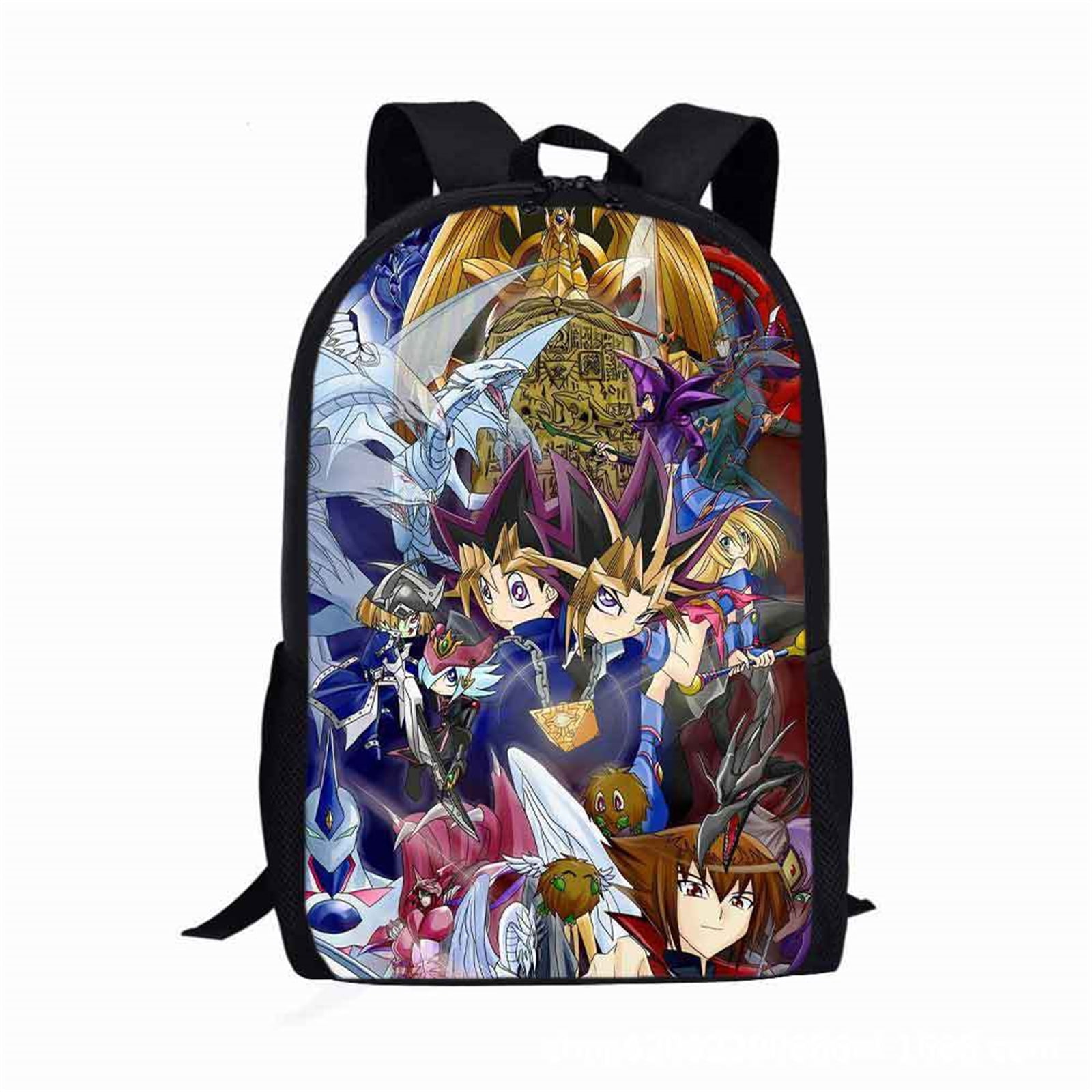 Teen Anime Yu-Gi-Oh Backpack Graphic Knapsack Waterproof Bookbag ...