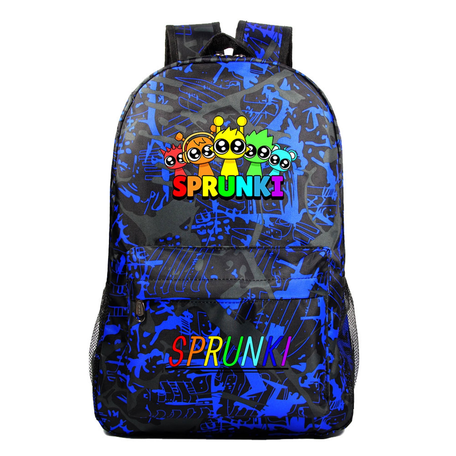 Teen Back to School Bookbag-Game Sprunki Graphic Knapsack Waterproof ...