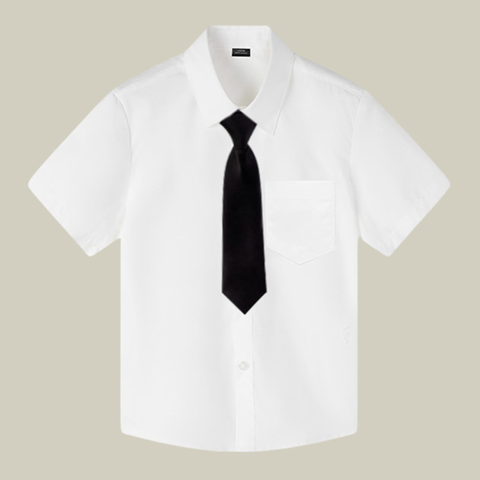 Teen Boys Button Down Shirts Boys Formal Outfit White Button Down Shirt ...