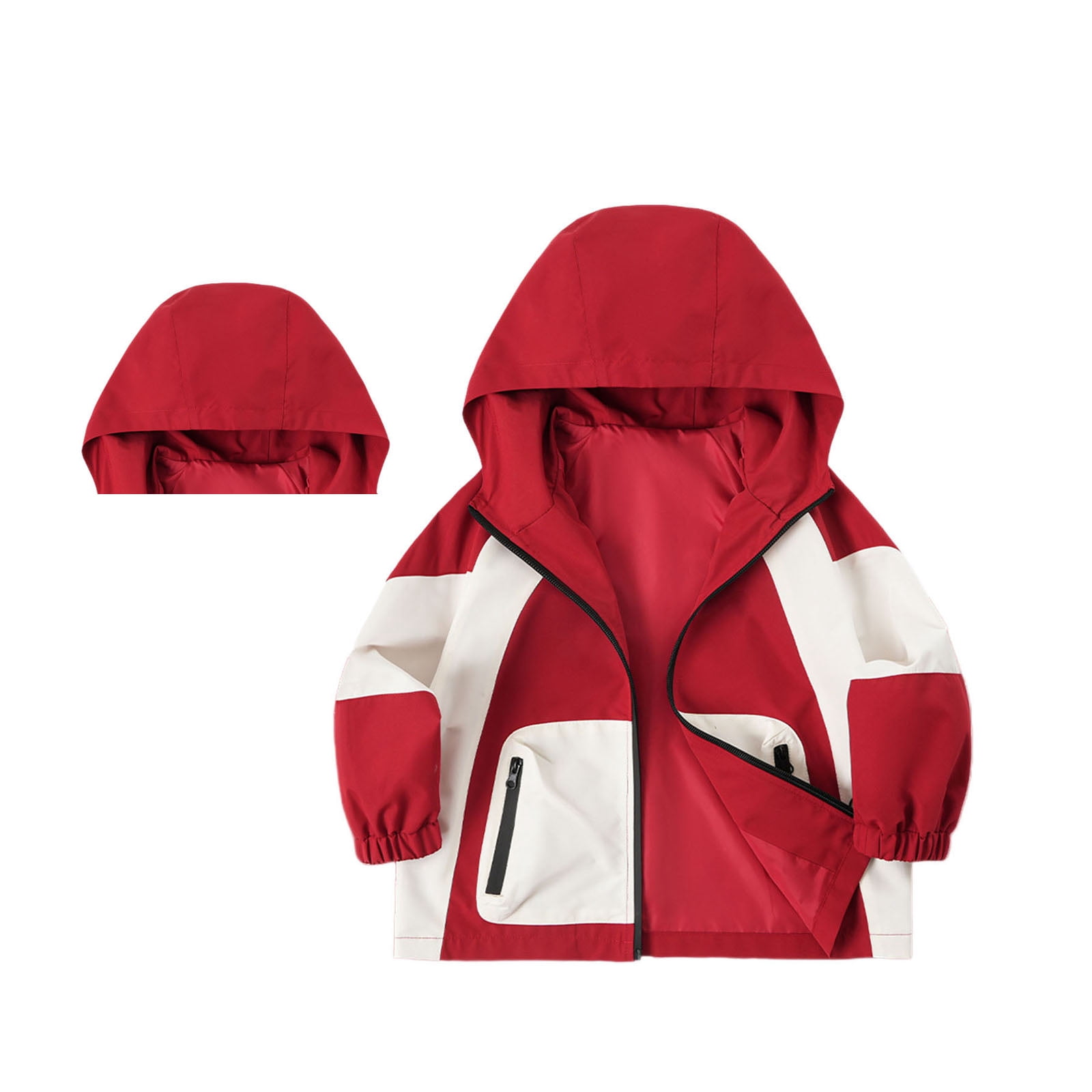 Teen Boys Clothes Toddler Windbreaker Jacket Zip Up Hoodie Light Jacket ...