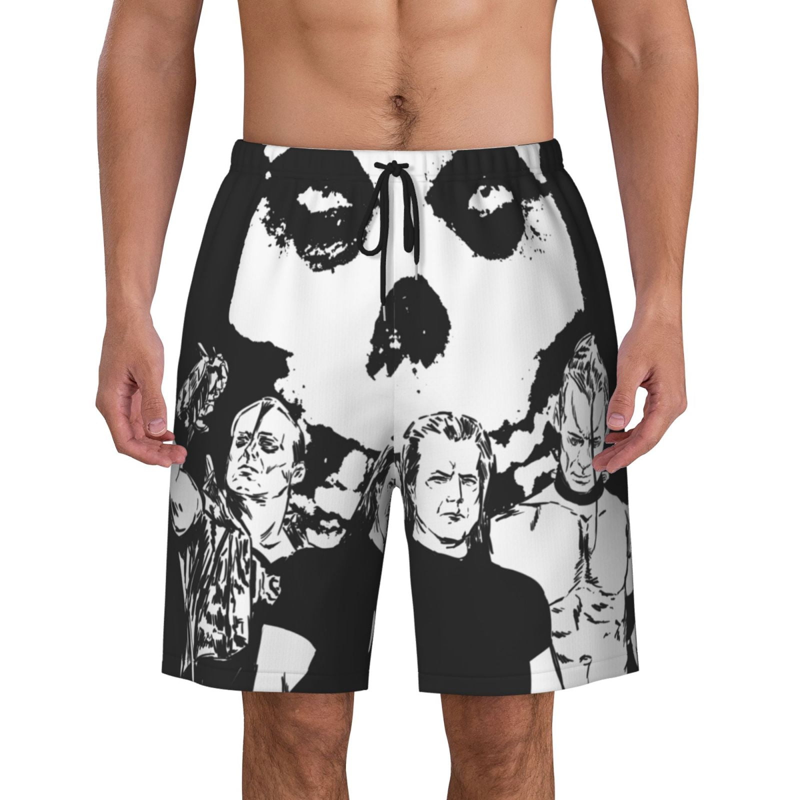 Teen Boys Lightweight Swim Trunks for rock music Beach Pants,Beach ...