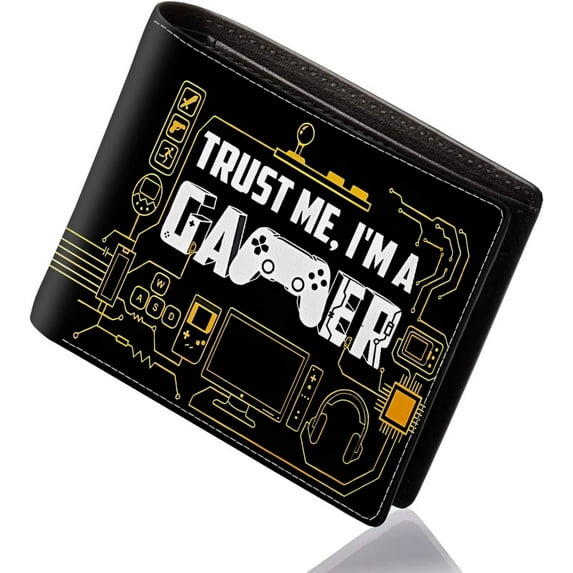 Teen Boys Wallet - Cool Wallet for Boys Design Slim Thin PU Leather ...