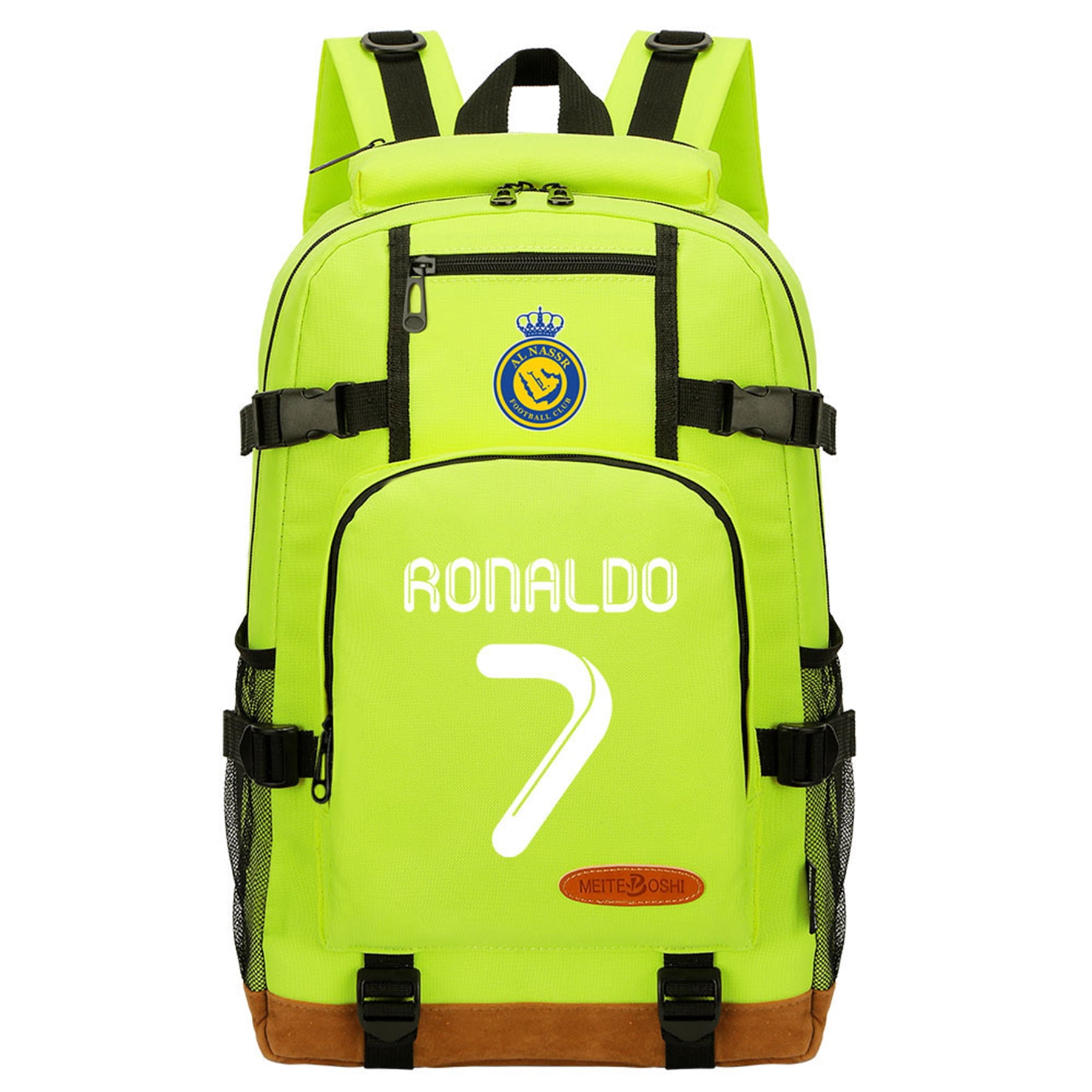 Teen Canvas Laptop Backpack-Cristiano Ronaldo Graphic Knapsack Casual ...