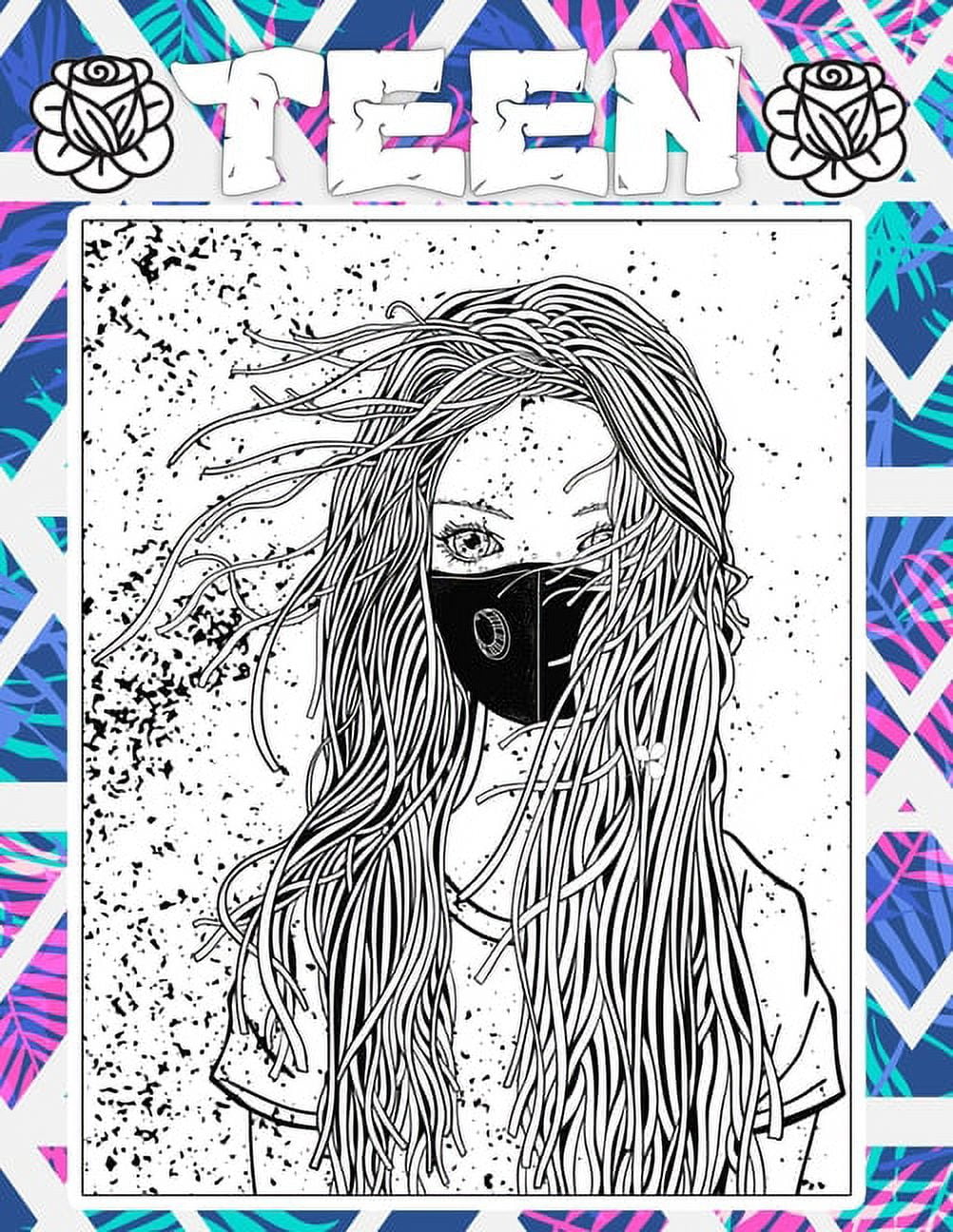 Teen: Coloring Book for Teens & Teenagers, Fun Creative Arts & Craft ...