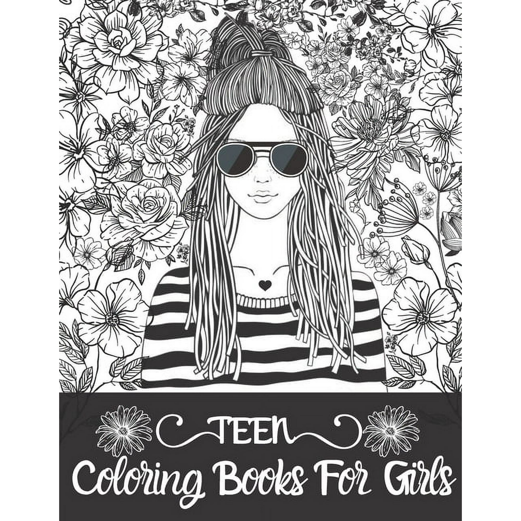Detailed Coloring Pages For Teenage Girls