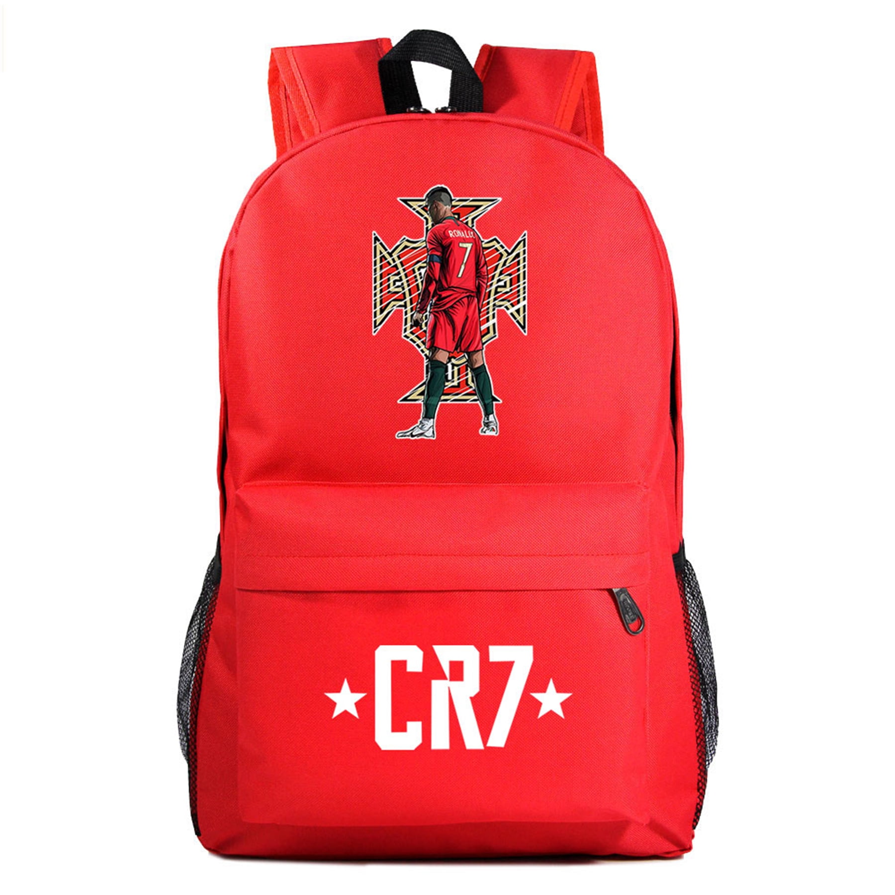 Teen Cristiano Ronaldo Backpack CR7 Casual Daypack Canvas Bookbag ...