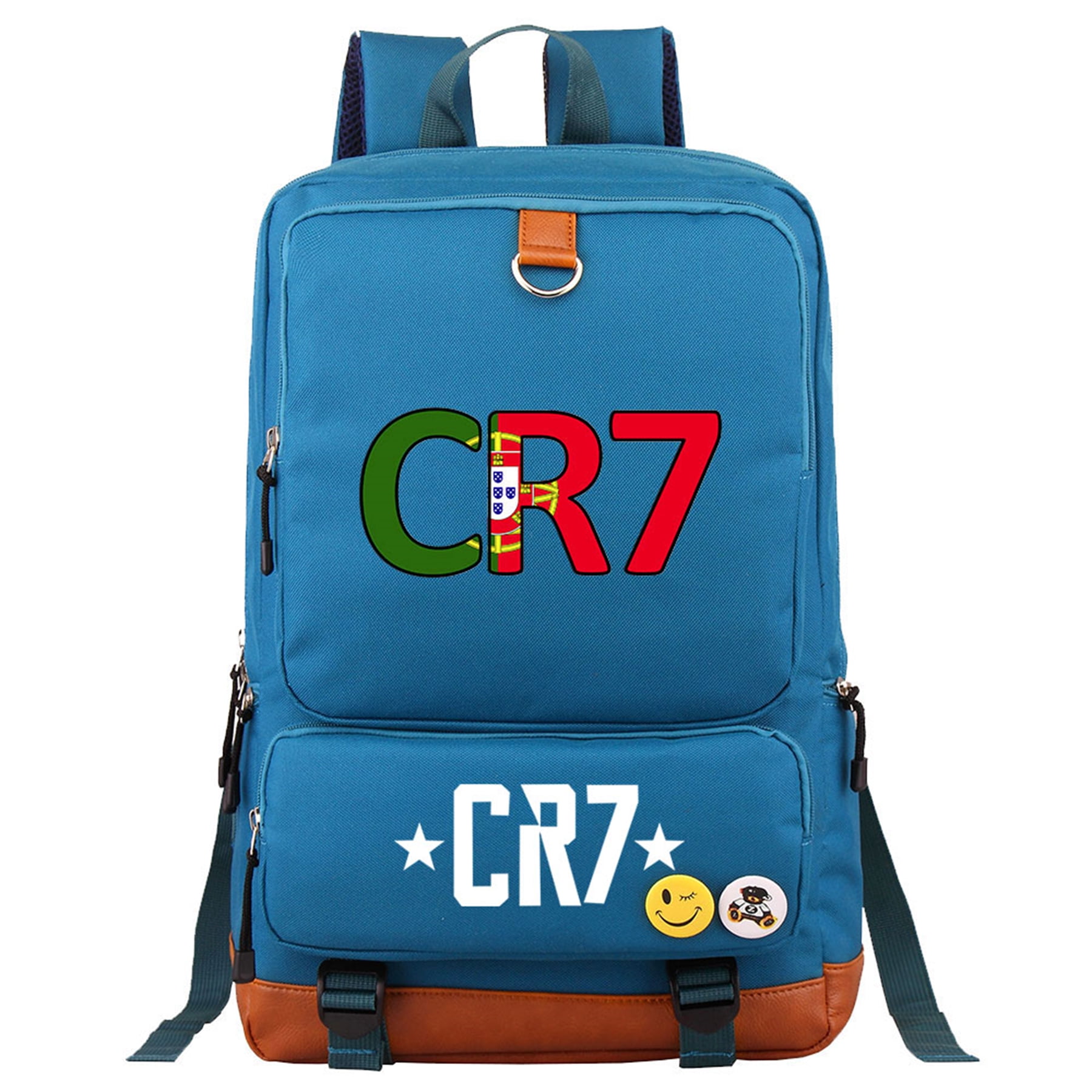 Teen Cristiano Ronaldo Backpack-Large Capacity Novelty Bookbag ...