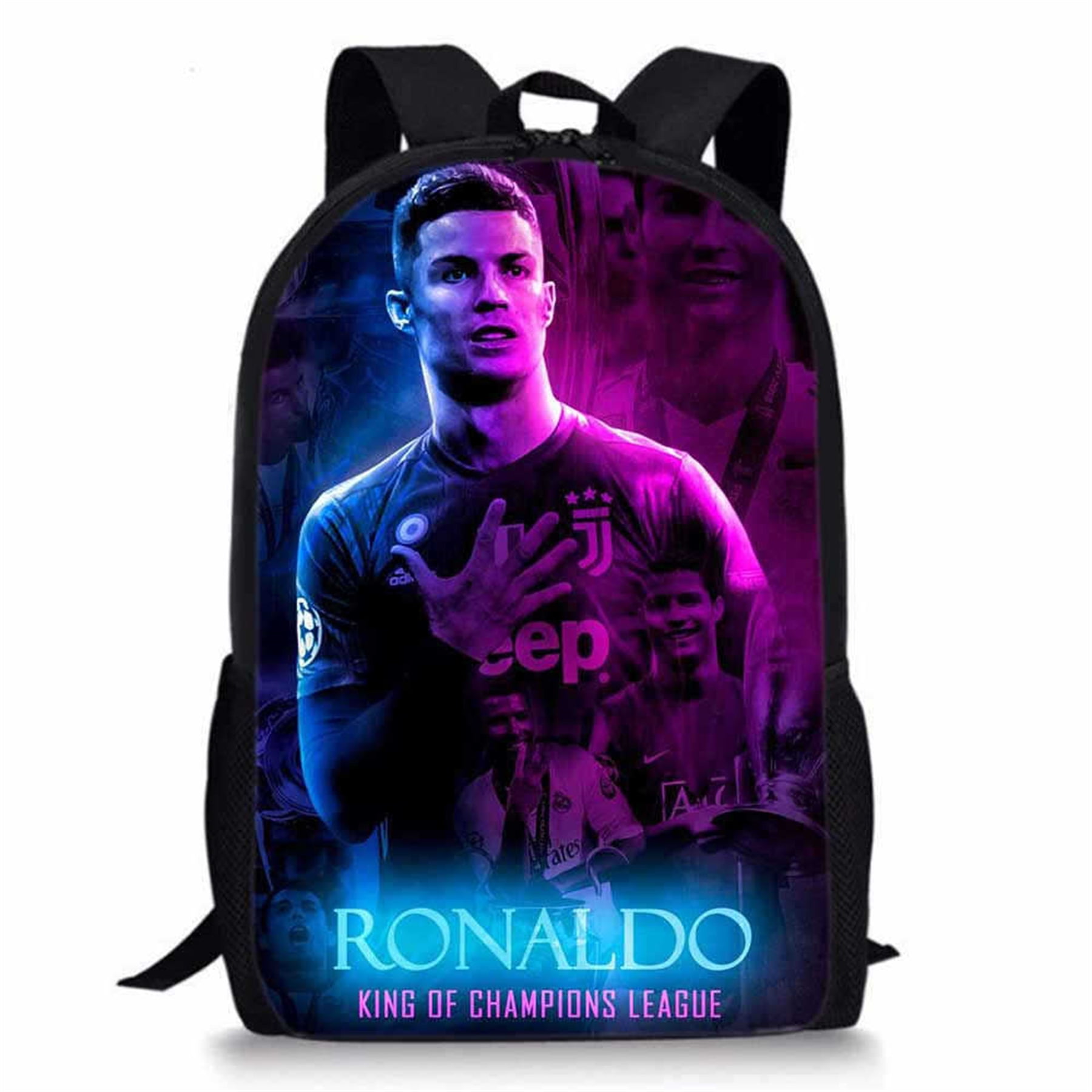 Teen Cristiano Ronaldo Backpack Student Back to School Book Bag-CR7 ...