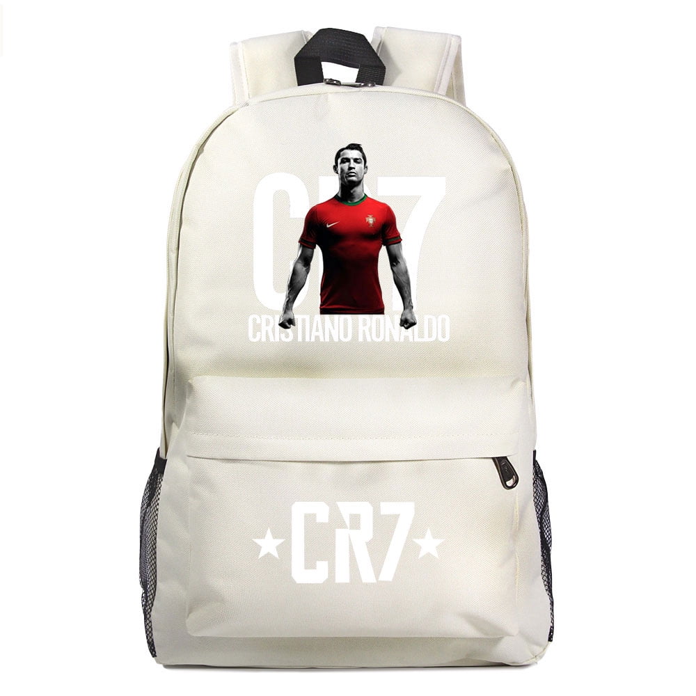 Teen Cristiano Ronaldo Graphic Backpack-Student Back to School Bag ...