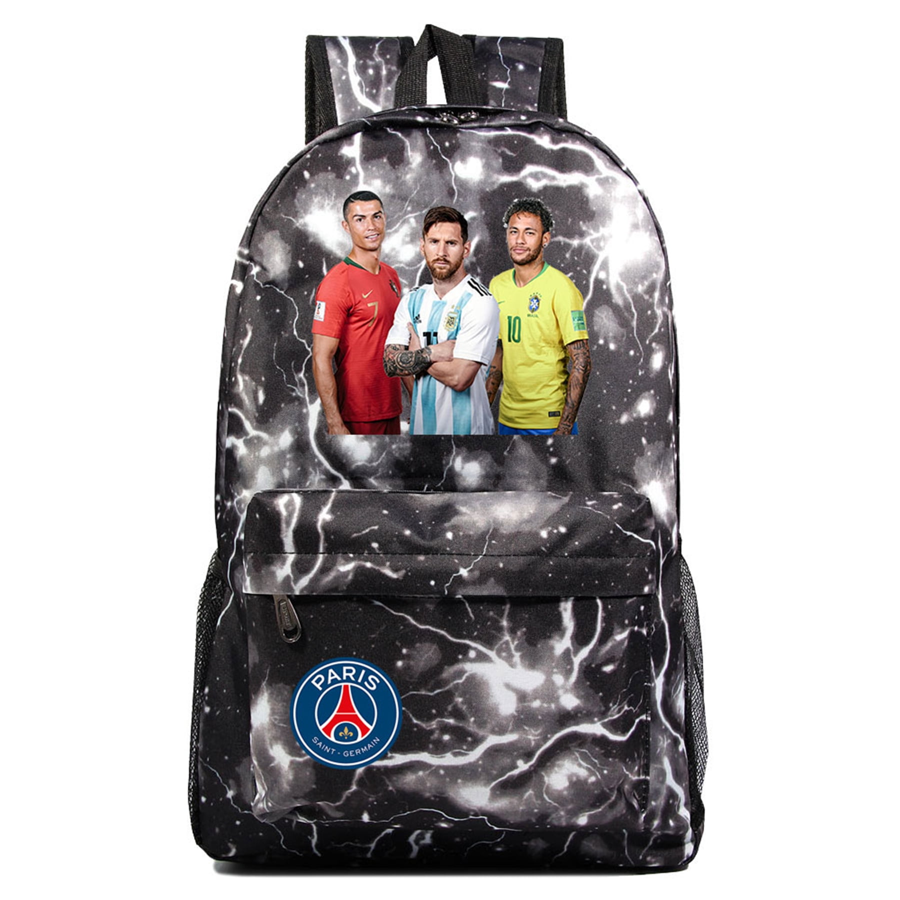 Teen Cristiano Ronaldo Messi_10 Neymar Backpack-Lightweight Casual ...
