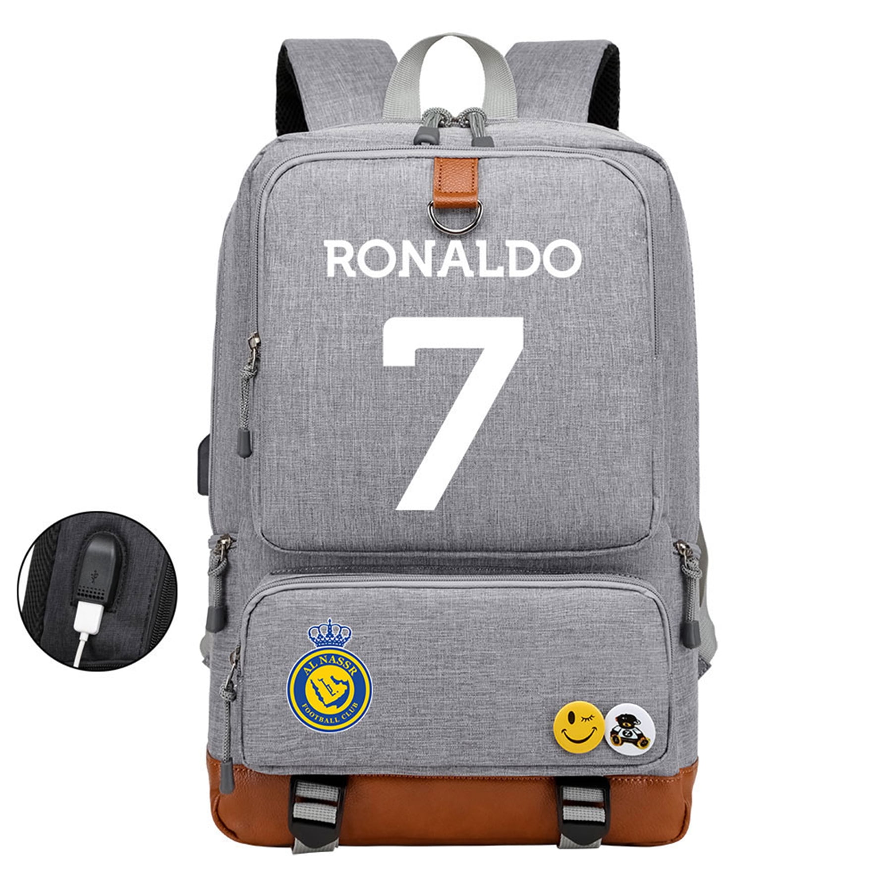 Teen Cristiano Ronaldo School Bookbag-CR7 Lightweight Travel Bag ...