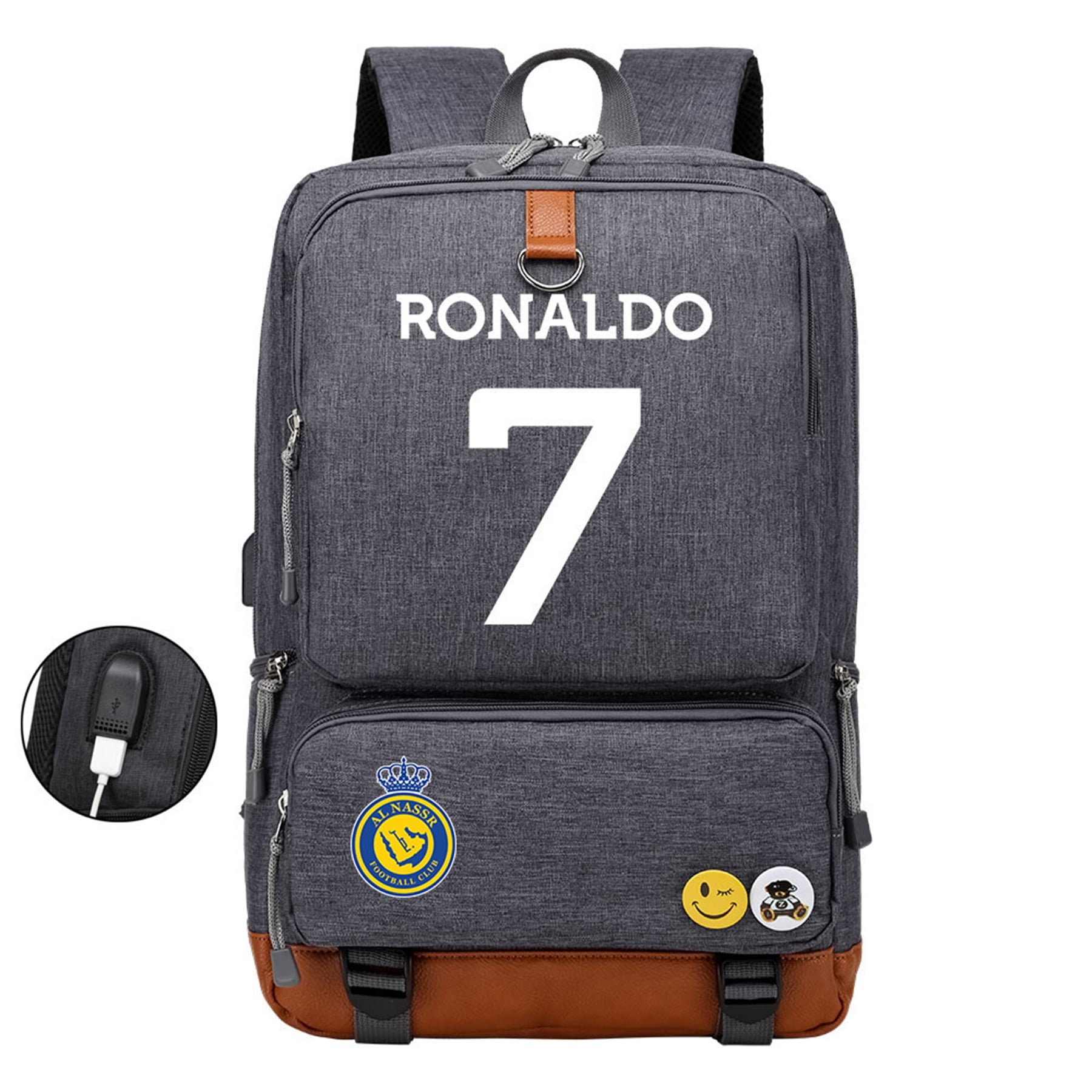 Teen Cristiano Ronaldo School Bookbag-CR7 Lightweight Travel Bag ...