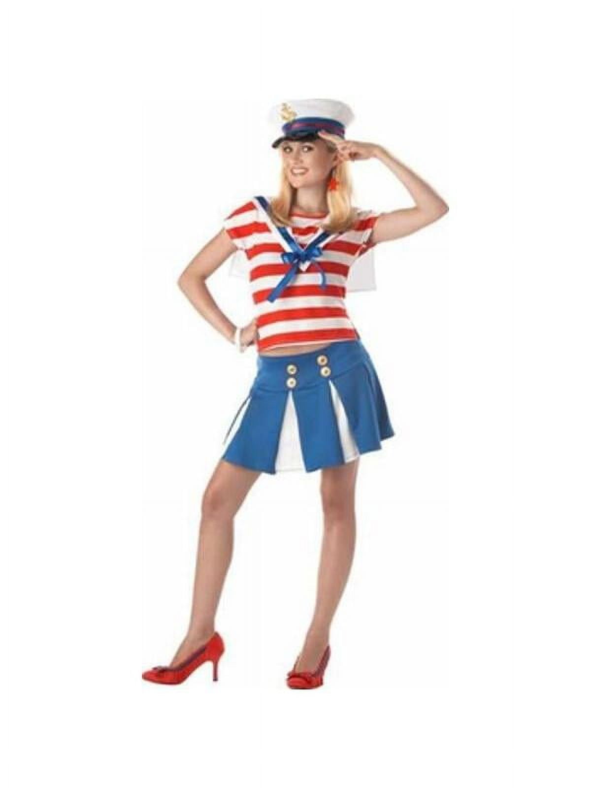 Teen Cruise Ship Cutie Sailor Costume - Walmart.com