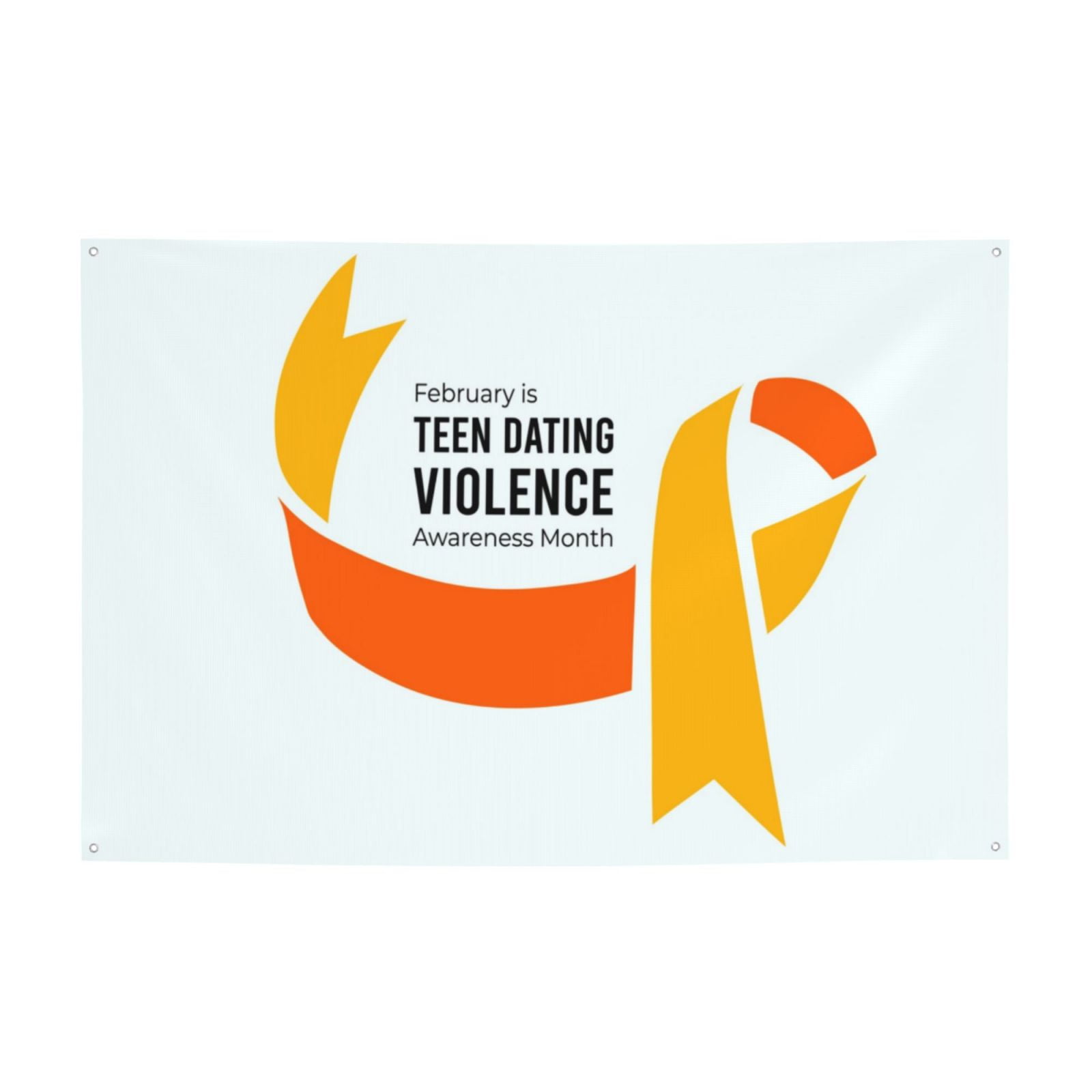 Teen Dating Violence Awareness Month Banner Backdrop Porch Sign 47 x 71 ...