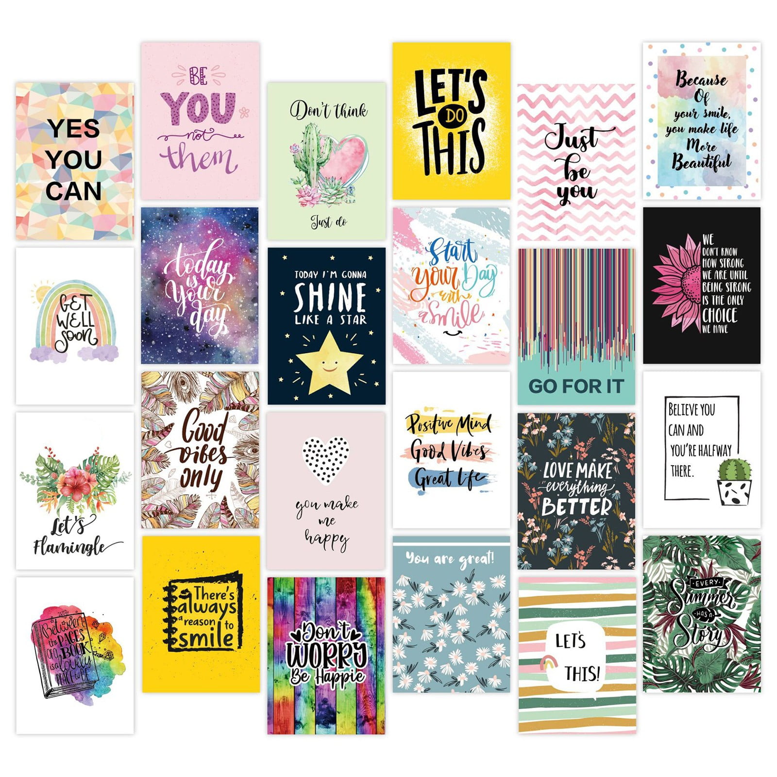 Teen Encouragement Cards Set, 24 Cards With Unique Designs And ...